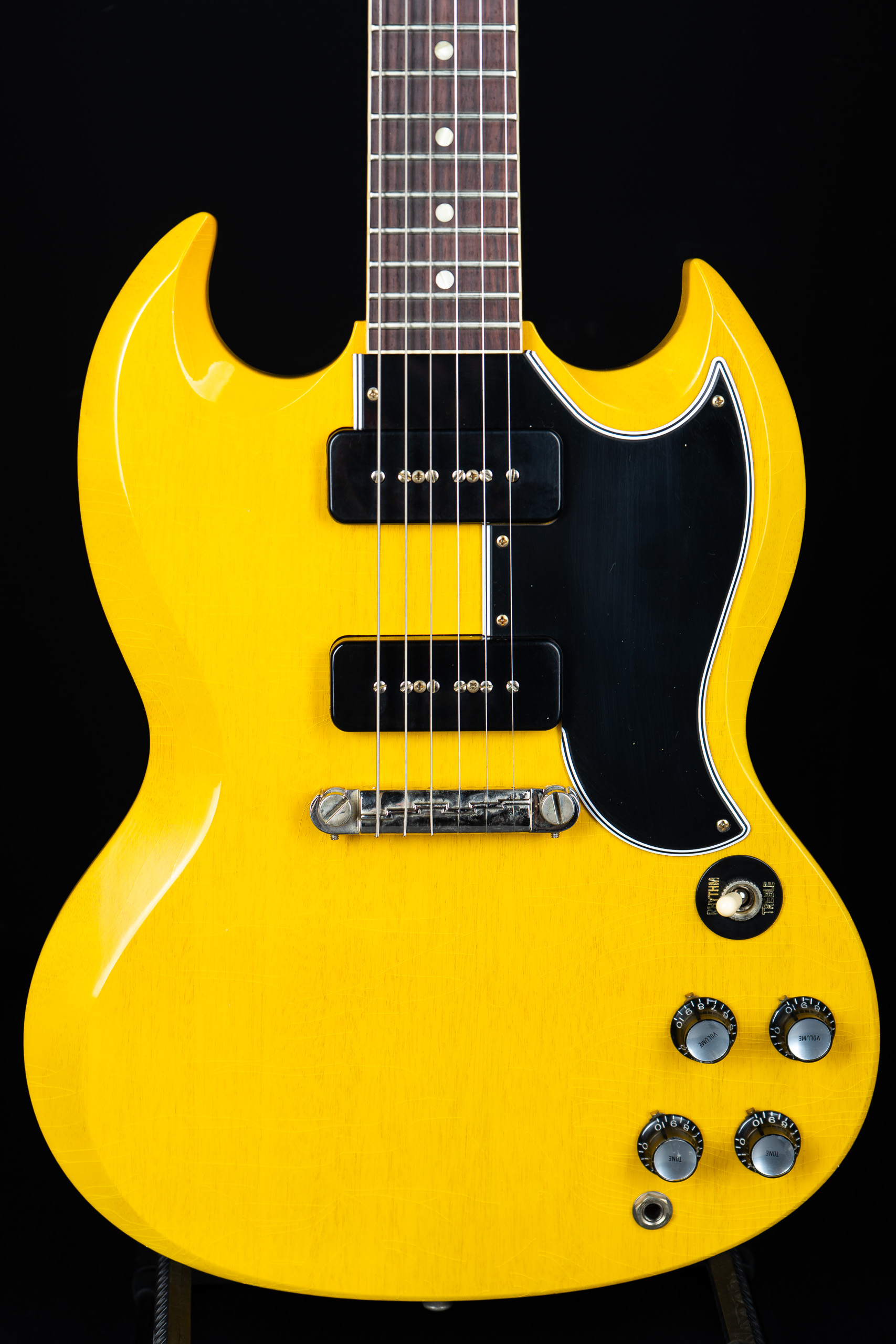 Gibson 1963 SG Special Murphy Lab Light Aged – Bright TV Yellow – GuitarPoint