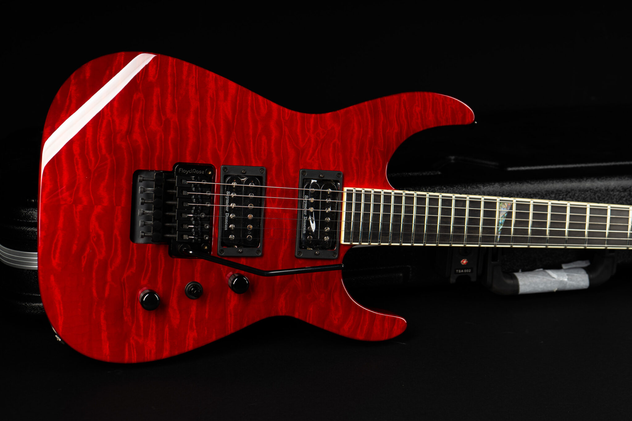 Jackson Custom Shop Soloist - Trans Red - GuitarPoint