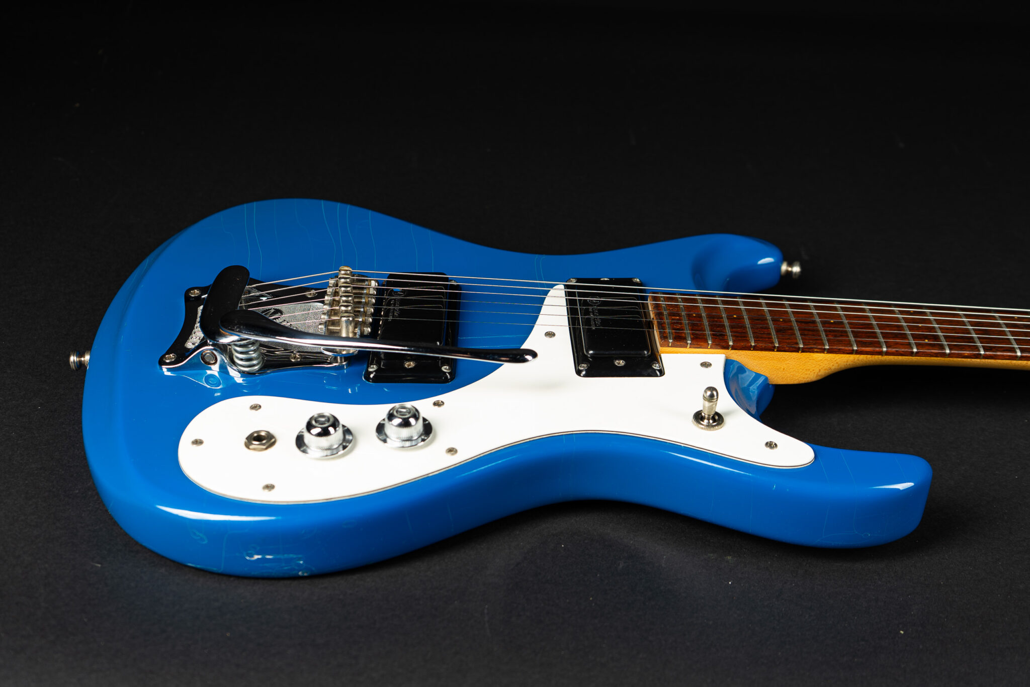 1965 Mosrite The Ventures Model II – Metallic Blue – GuitarPoint