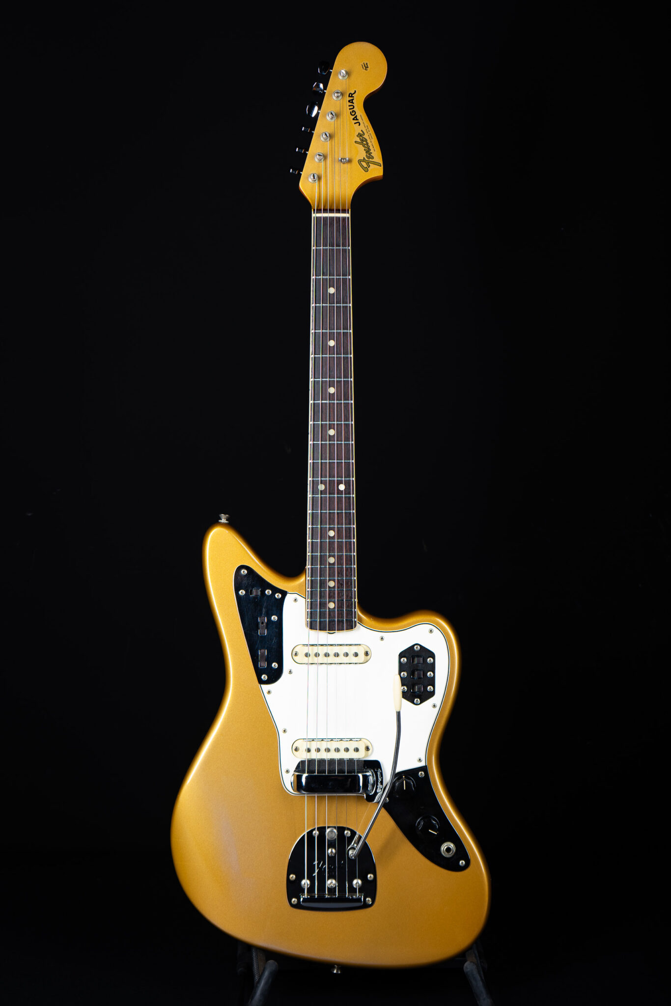 1965 Fender Jaguar – Firemist Gold – GuitarPoint