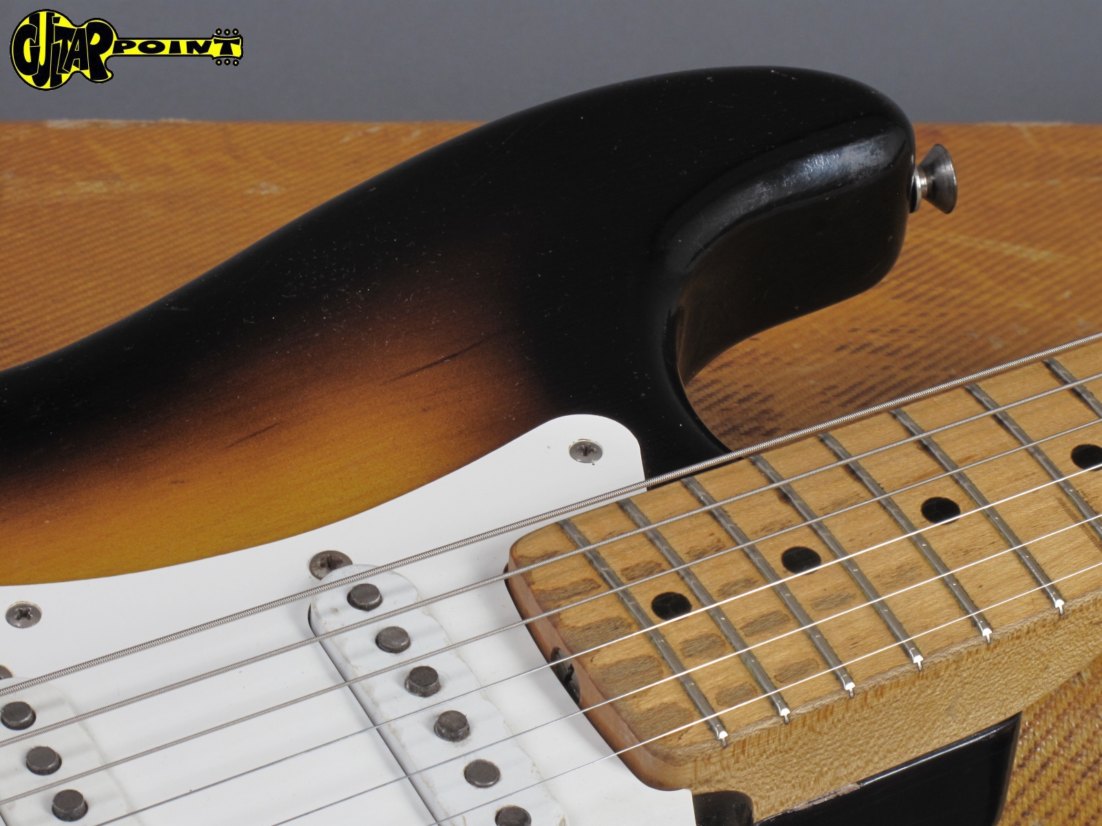 1956 Fender Stratocaster / 2-tone Sunburst – GuitarPoint