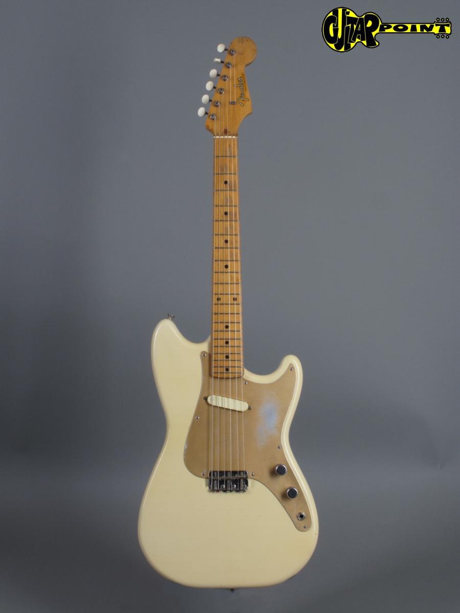 1957 Fender Musicmaster – Beige – GuitarPoint