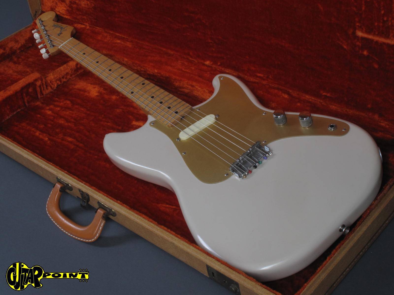 1959 Fender Musicmaster – Desert Sand – GuitarPoint