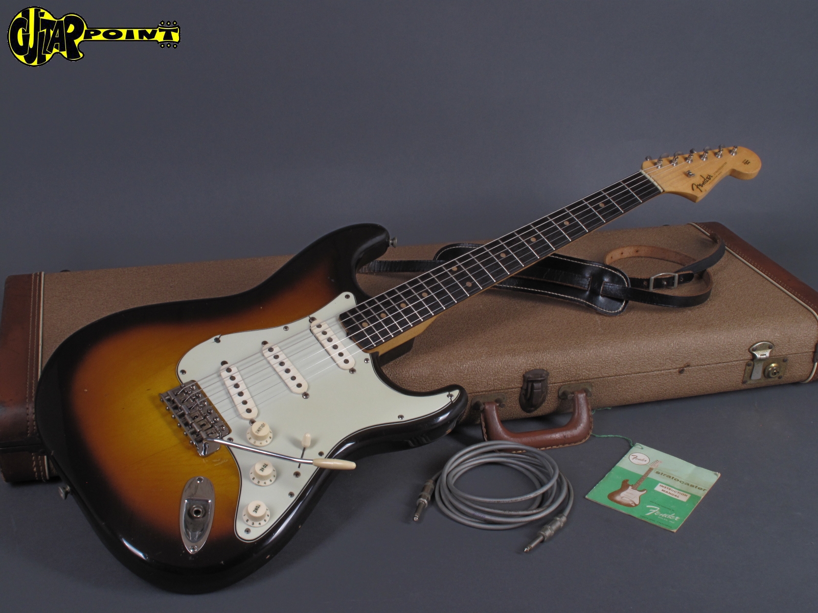 1960 Fender Stratocaster – 3-tone Sunburst – GuitarPoint