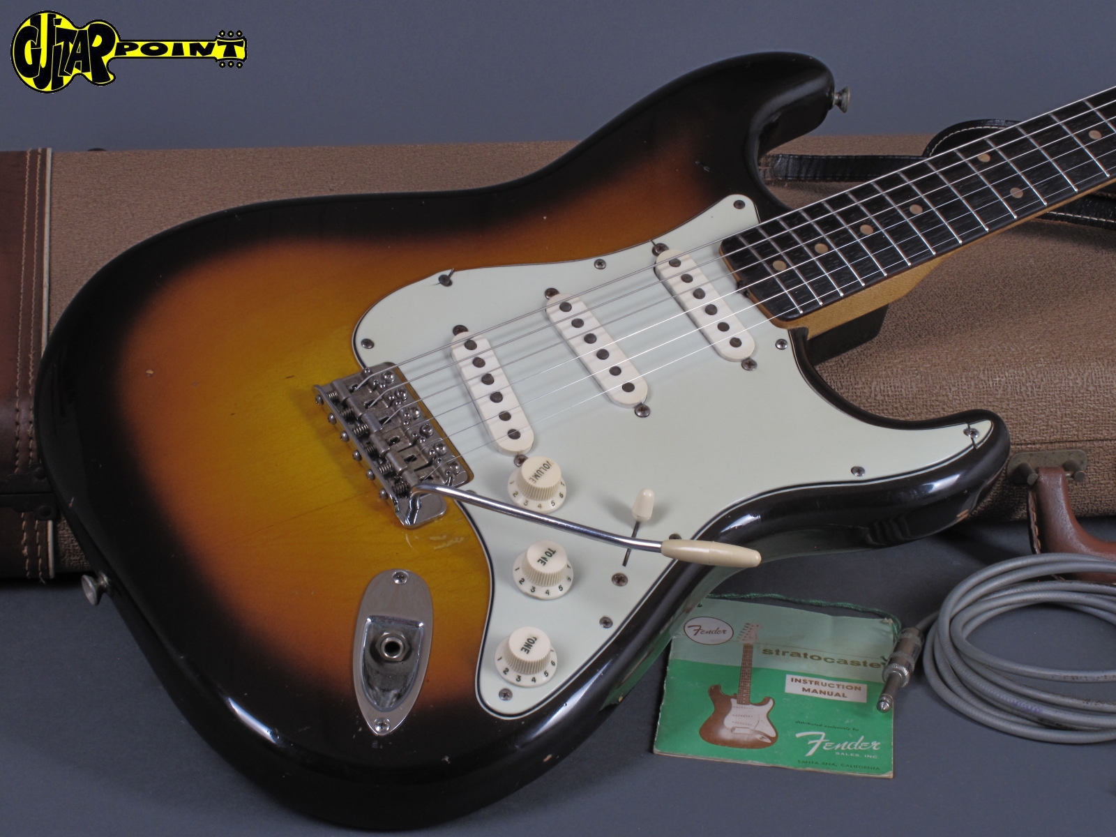 1960 Fender Stratocaster – 3-tone Sunburst – GuitarPoint