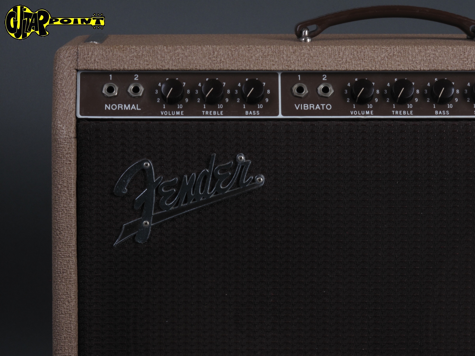 1960 Fender Super Amp "Brownface" - 2x10" Combo - GuitarPoint