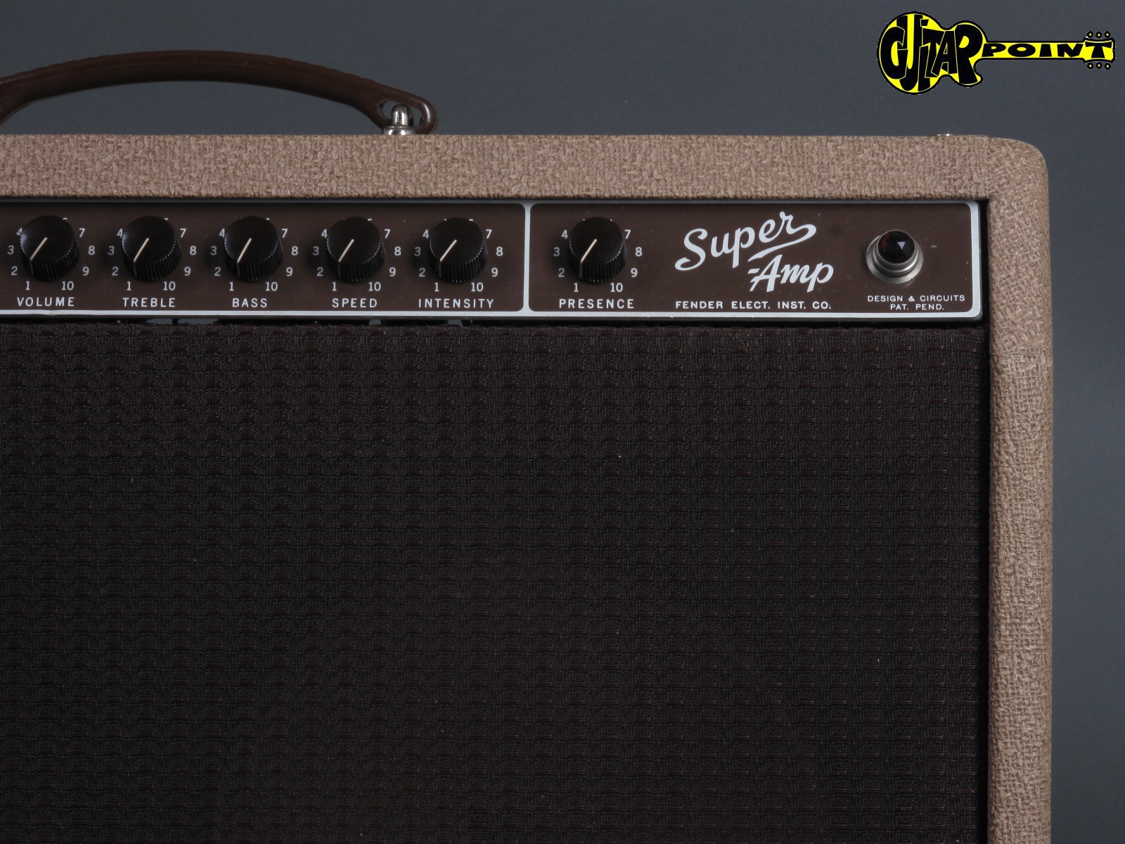 1960 Fender Super Amp “Brownface” – 2×10″ Combo – GuitarPoint