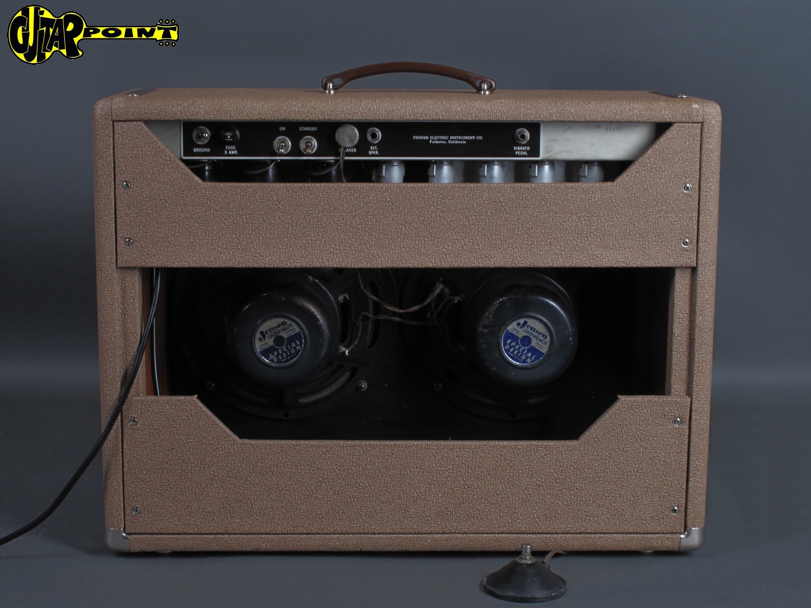 1960 Fender Super Amp “Brownface” – 2×10″ Combo – GuitarPoint