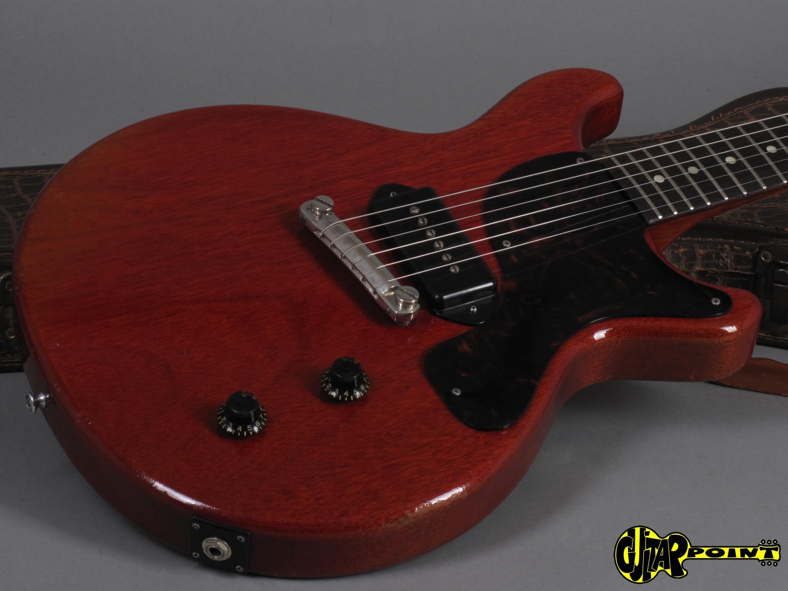 1960 Gibson Les Paul Junior DC – Cherry …only 3,30Kg! – GuitarPoint
