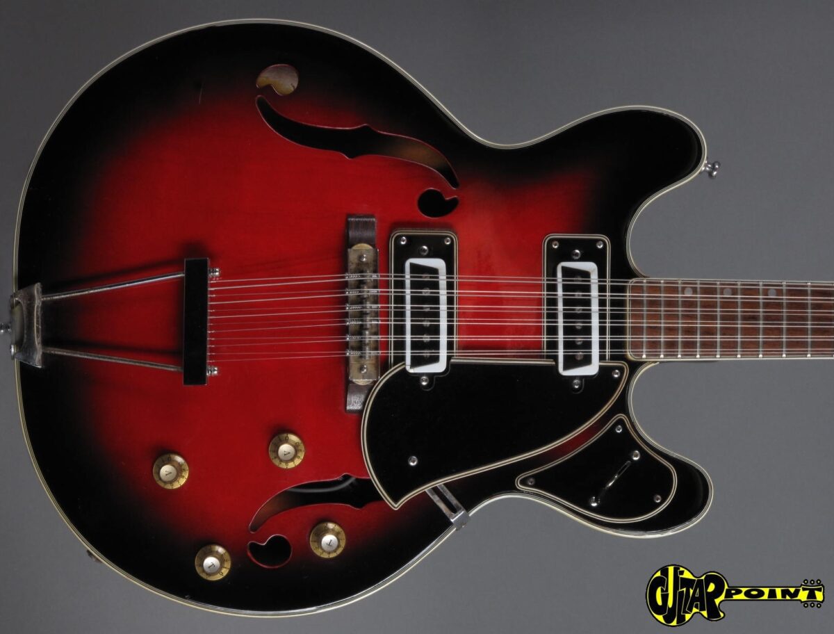 1960s Lyle Matsumoku 12-string - Redburst "Made in Japan" | GuitarPoint