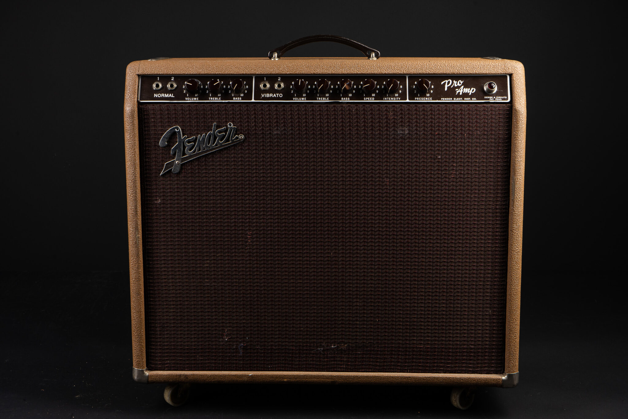 1961 Fender Pro Amp 6G5 – Brownface – GuitarPoint