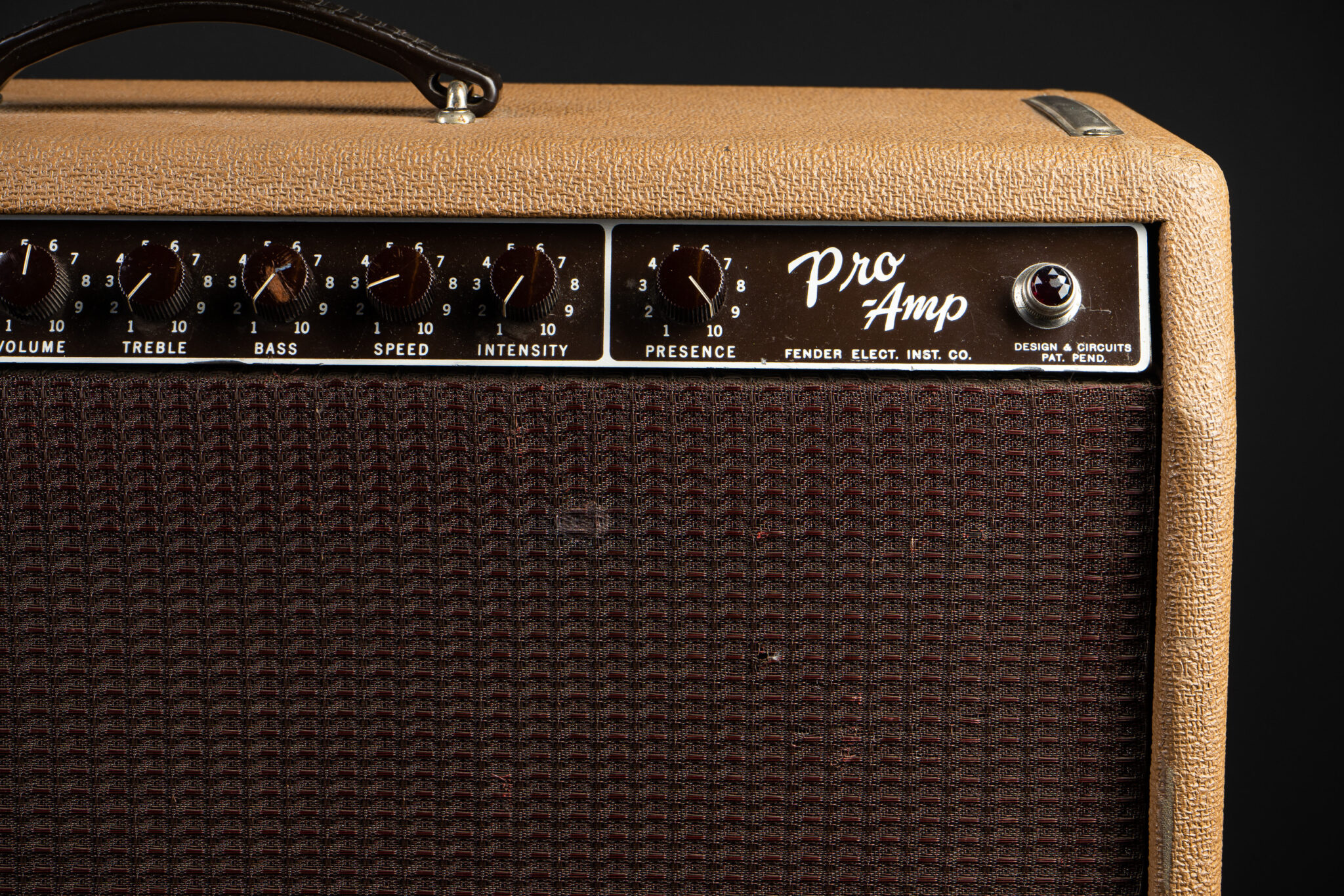 1961 Fender Pro Amp 6G5 – Brownface – GuitarPoint