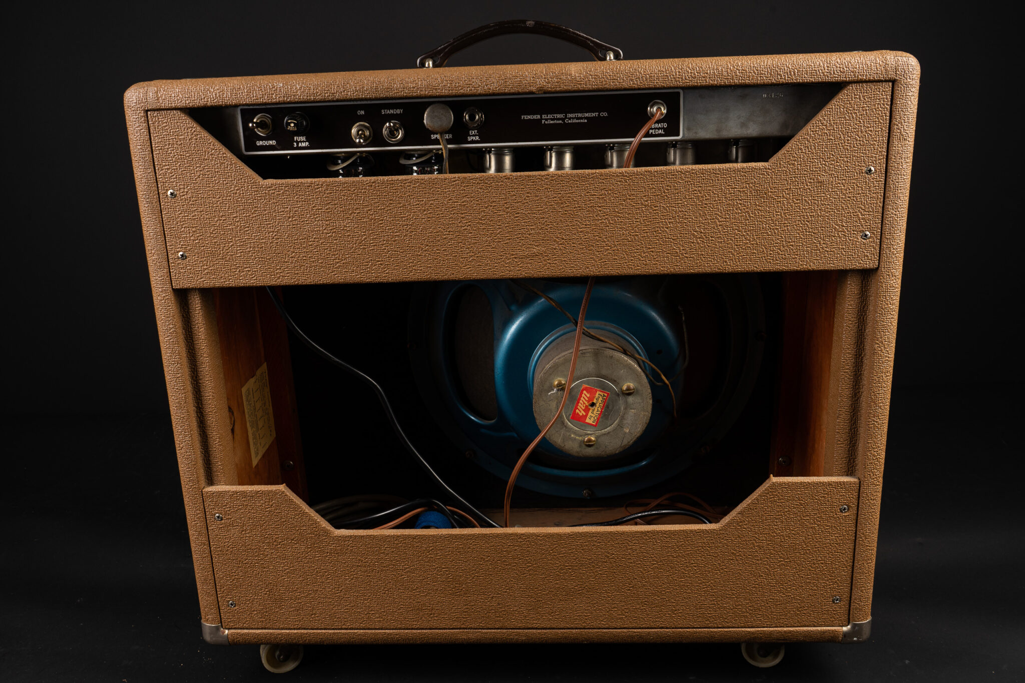 1961 Fender Pro Amp 6G5 – Brownface – GuitarPoint