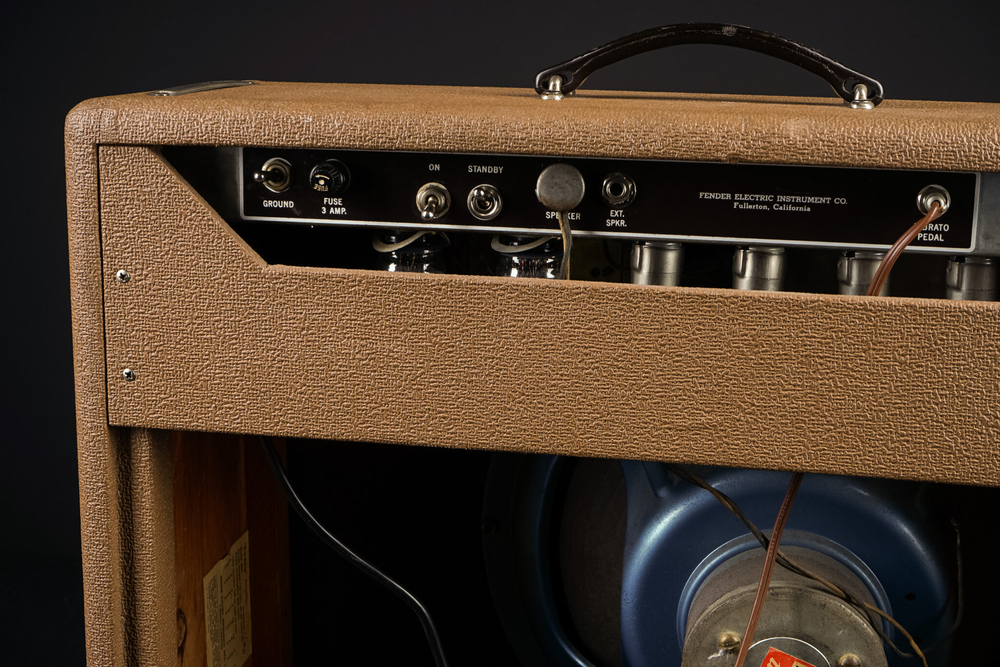 1961 Fender Pro Amp 6G5 – Brownface – GuitarPoint