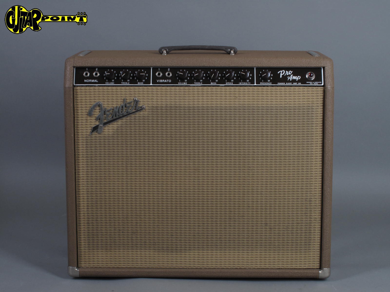 1961 Fender Pro Amp – “Brownface” 1×15″ / Exportversion 220Volt ...