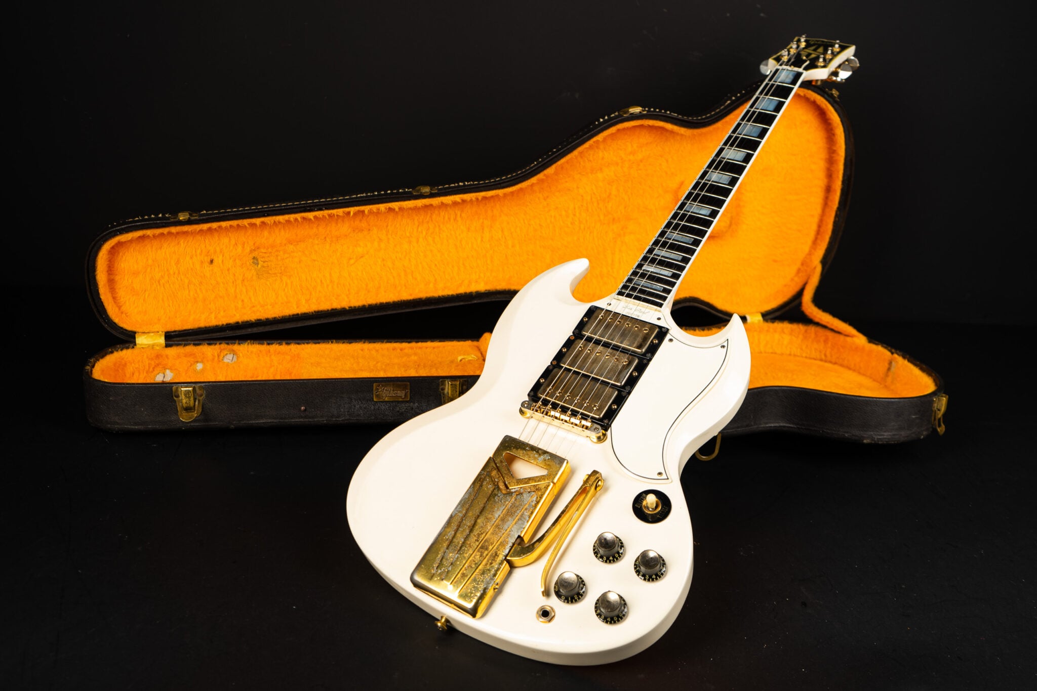 1961 Gibson Les Paul SG Custom – White (Refin) – GuitarPoint