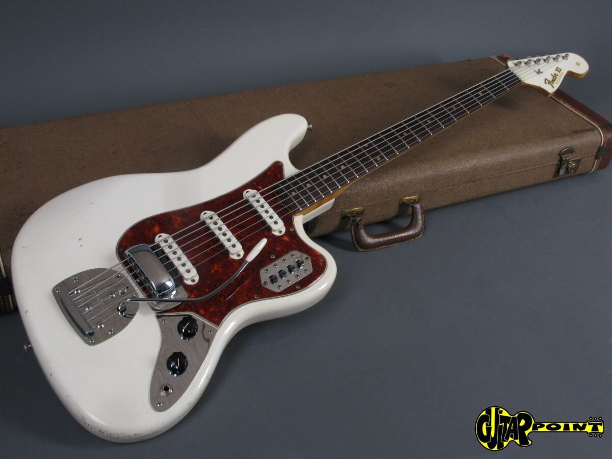 1963 Fender Bass VI – Olympic White | GuitarPoint