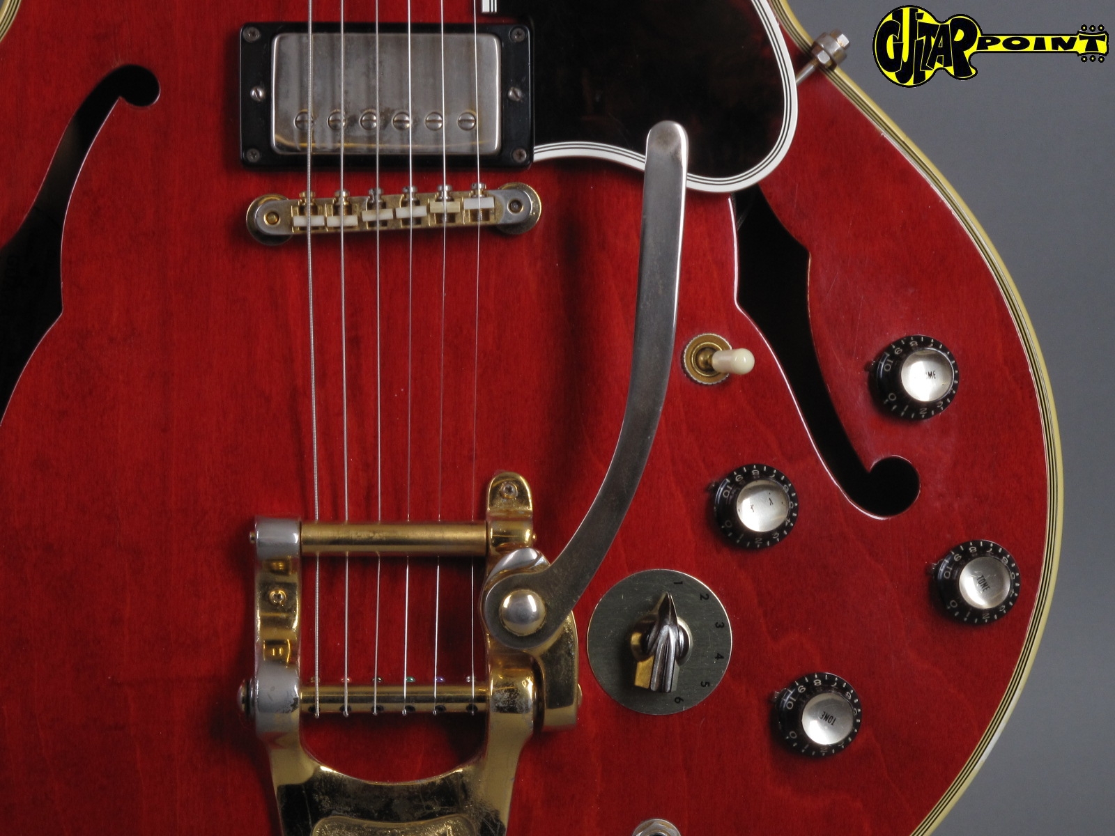 1963 Gibson ES-355 TDSV / Stereo – Cherry – GuitarPoint