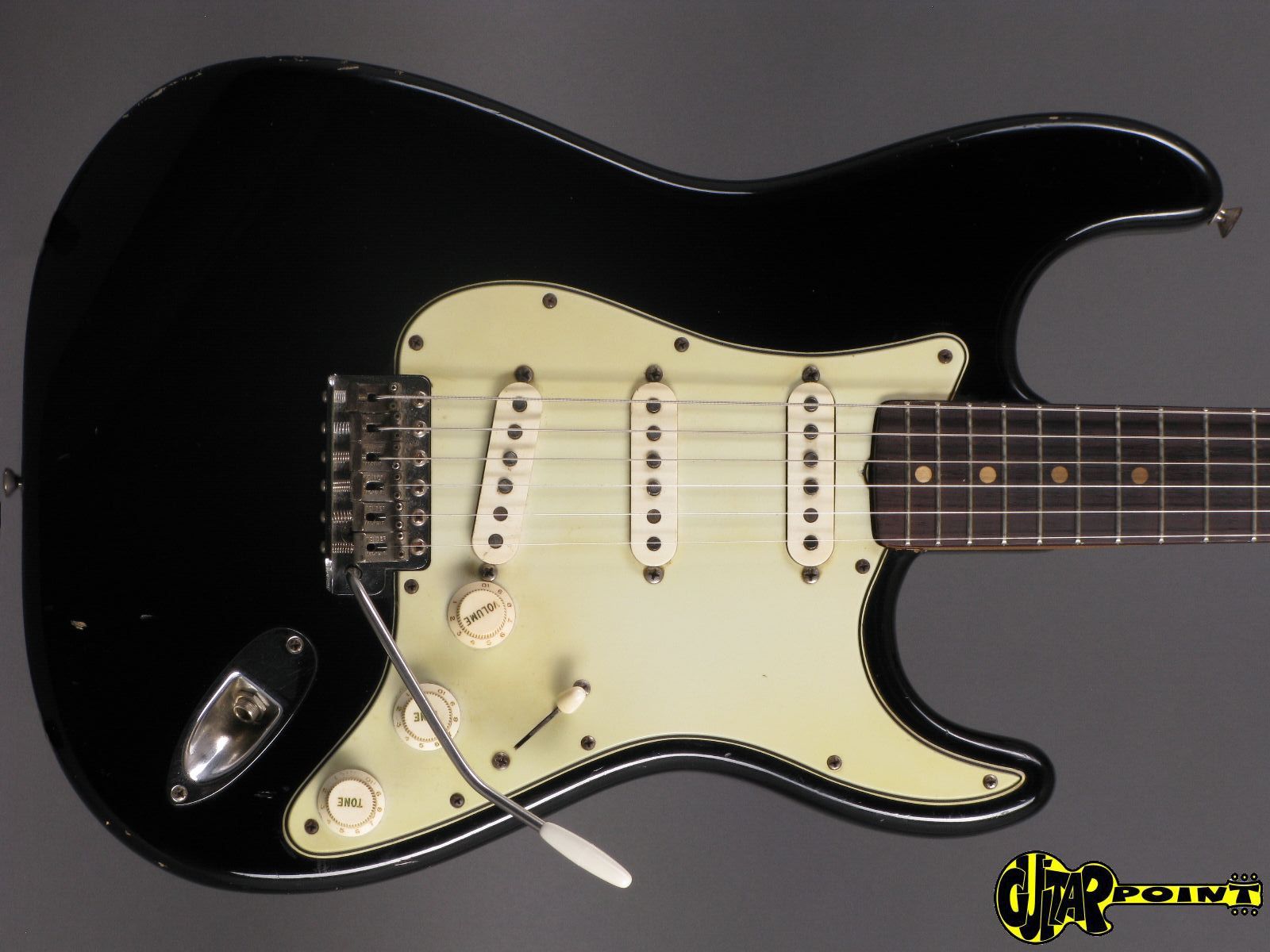 1964 Fender Stratocaster - Black | GuitarPoint