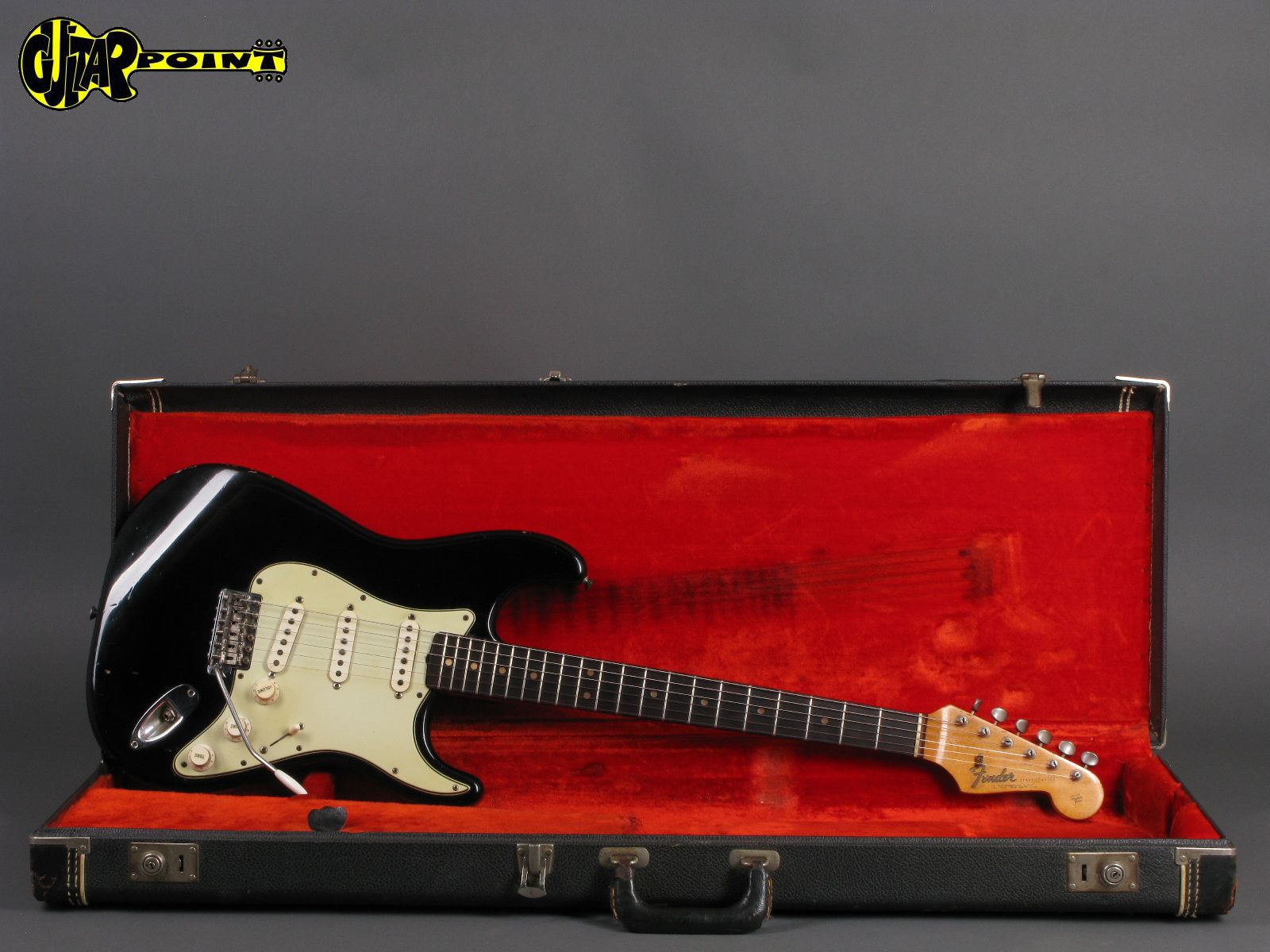 1964 Fender Stratocaster – Black – GuitarPoint