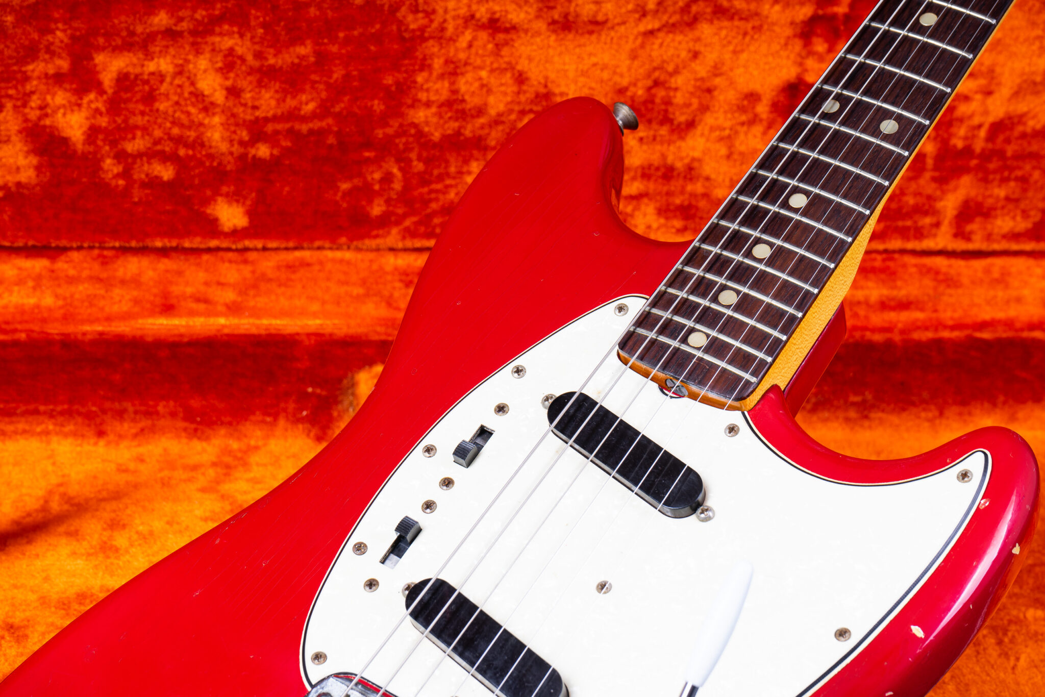 1965 Fender Mustang – Red – GuitarPoint