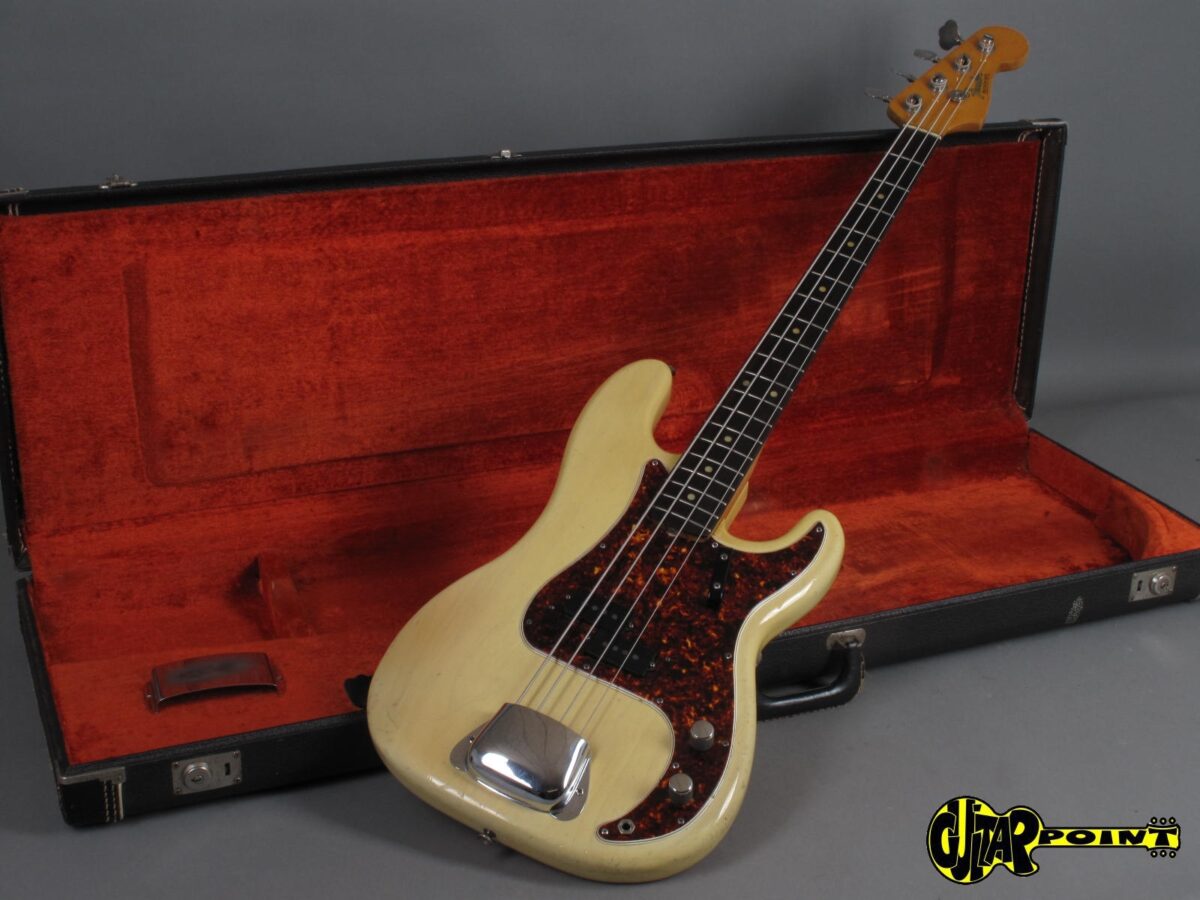 1965 Fender Precision Bass - Blond ...care Custom Color! | GuitarPoint