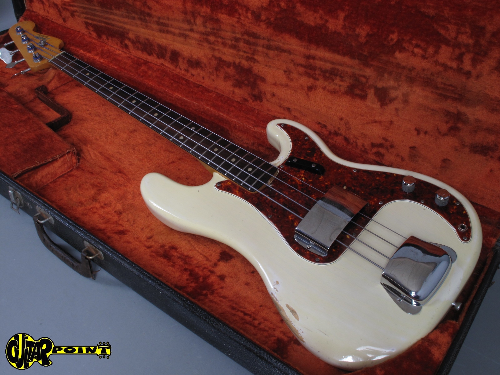 1965 Fender Precision Bass – Blond – GuitarPoint