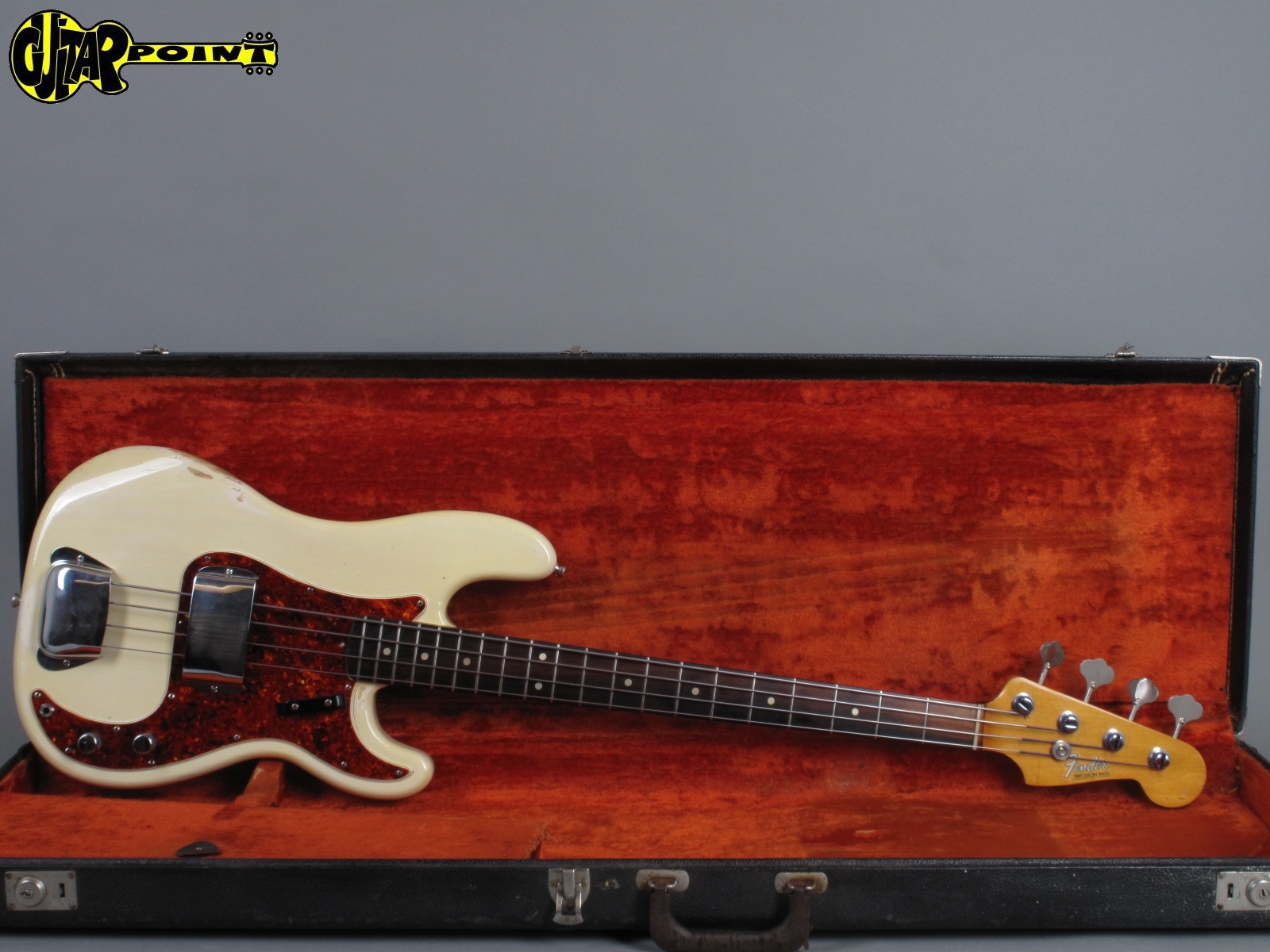 1965 Fender Precision Bass – Blond – GuitarPoint