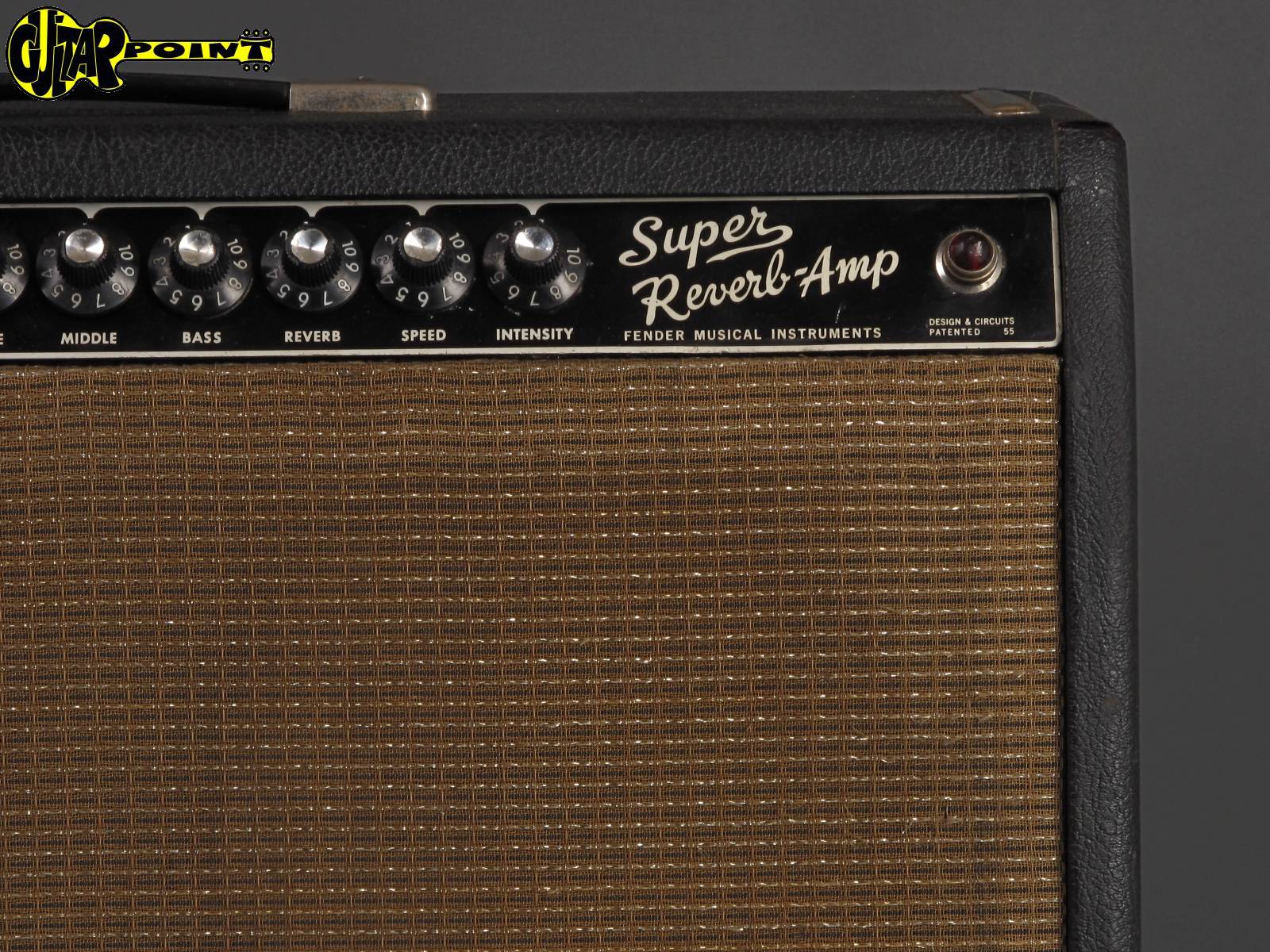 1965 Fender Super Reverb 4×10″ “Blackface” Amp – GuitarPoint