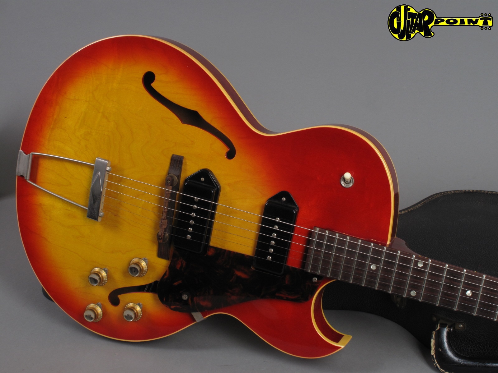 1965 Gibson ES 125 TDC – Cherry Sunburst …wide neck !!! – GuitarPoint