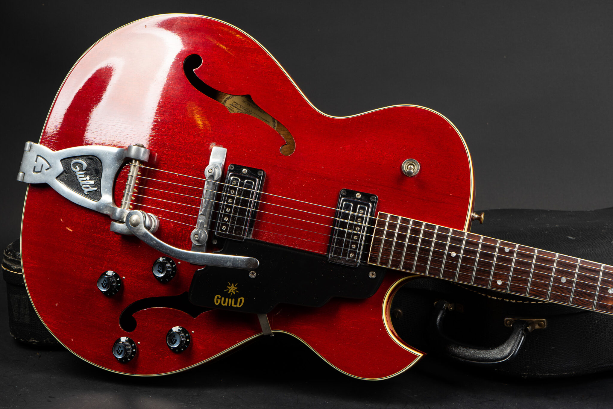 1965 Guild Starfire III – Cherry – GuitarPoint