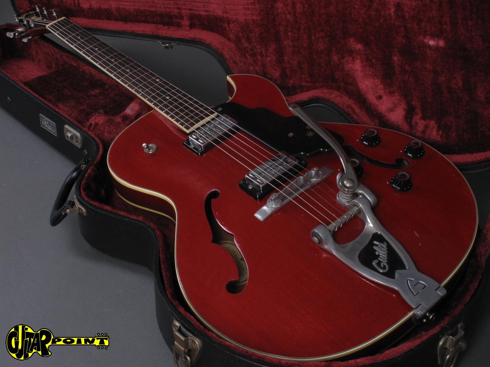 1965 Guild Starfire III - Cherry (early model !) - GuitarPoint