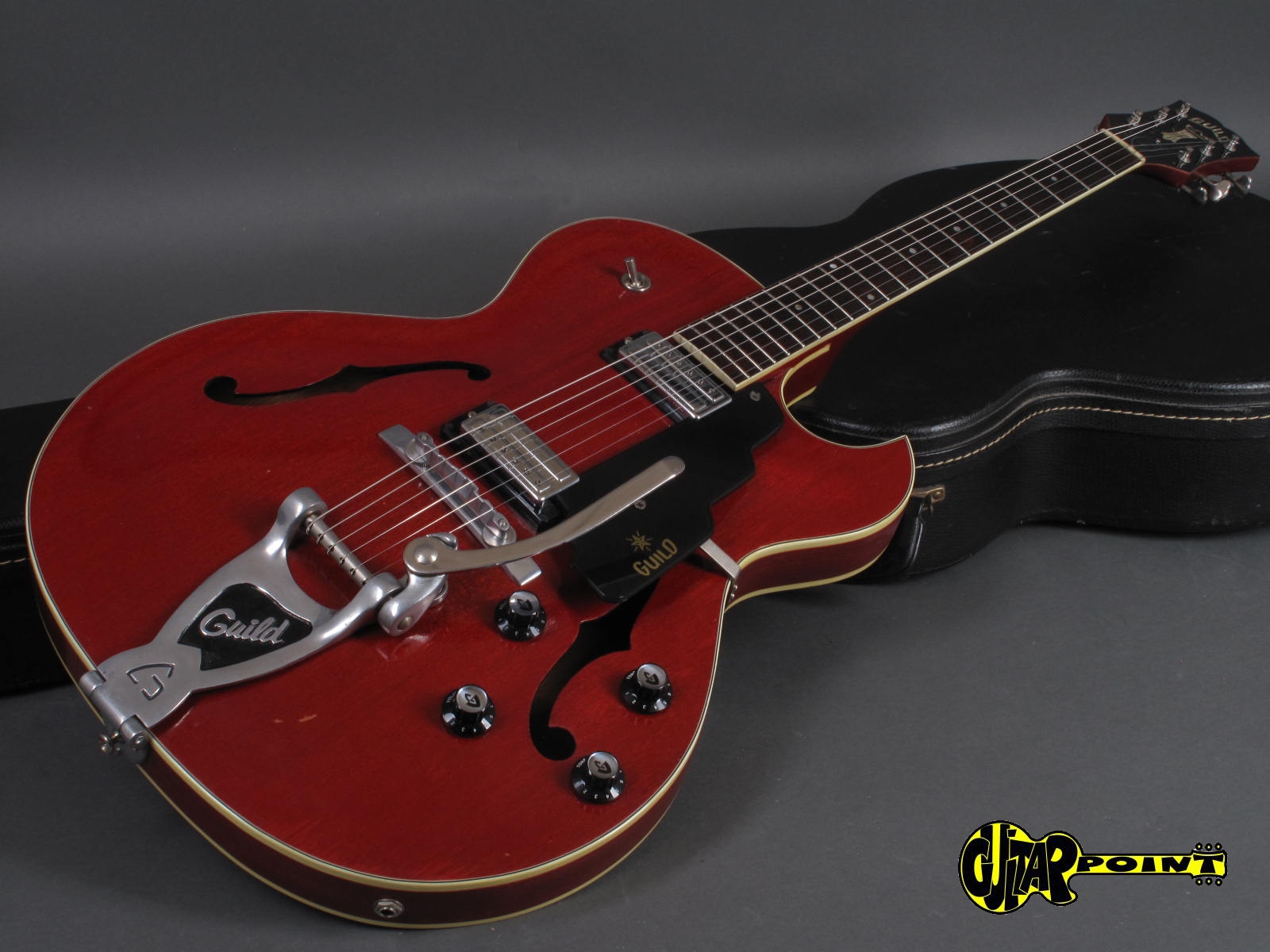 1965 Guild Starfire III - Cherry (early model !) - GuitarPoint