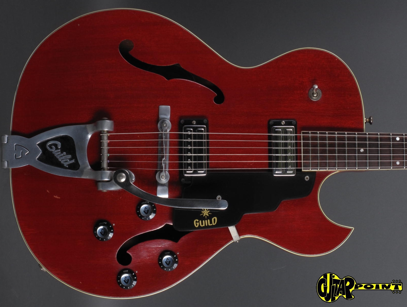 1965 Guild Starfire III - Cherry (early model !) - GuitarPoint