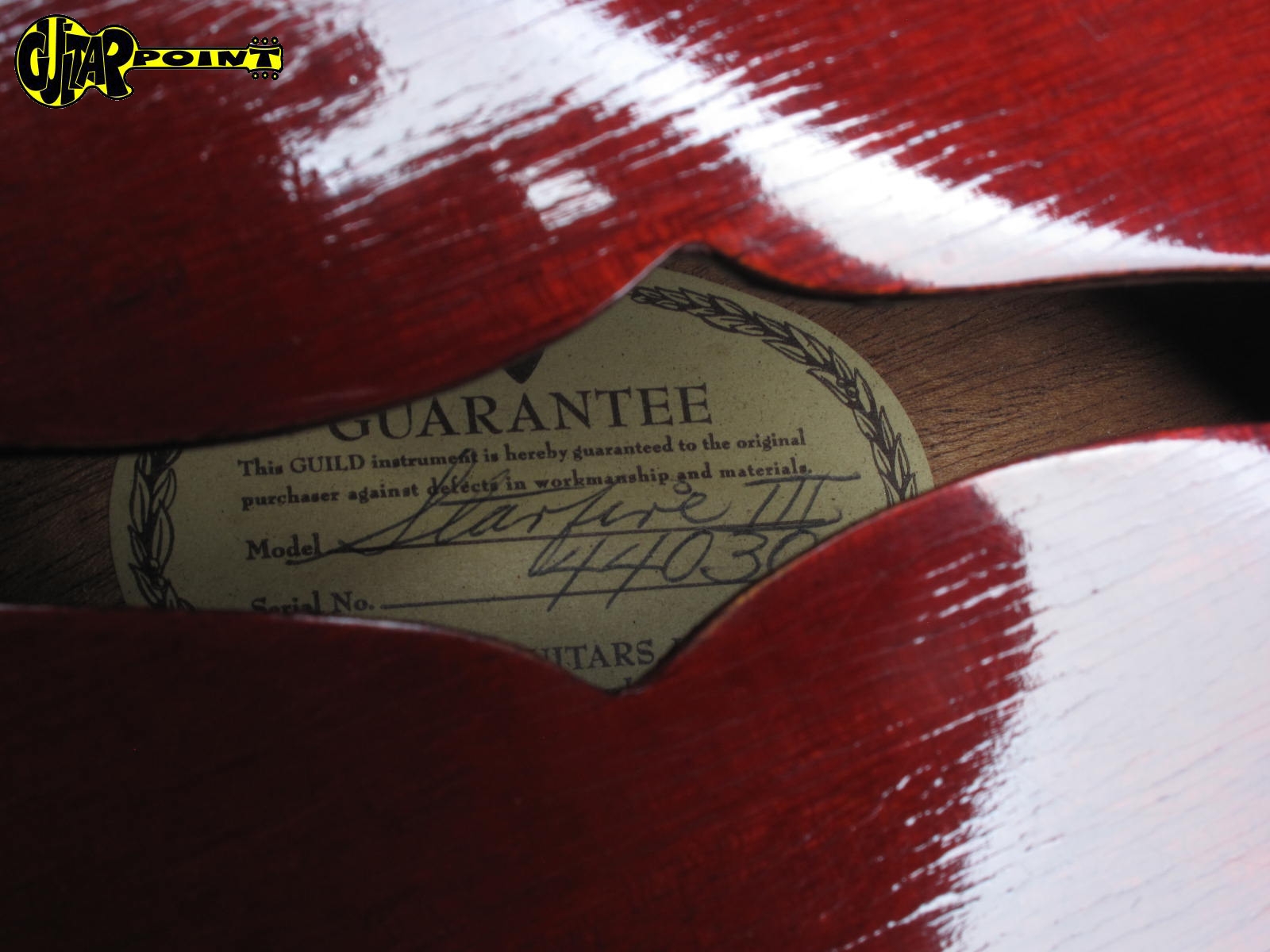 1965 Guild Starfire III - Cherry (early model !) - GuitarPoint