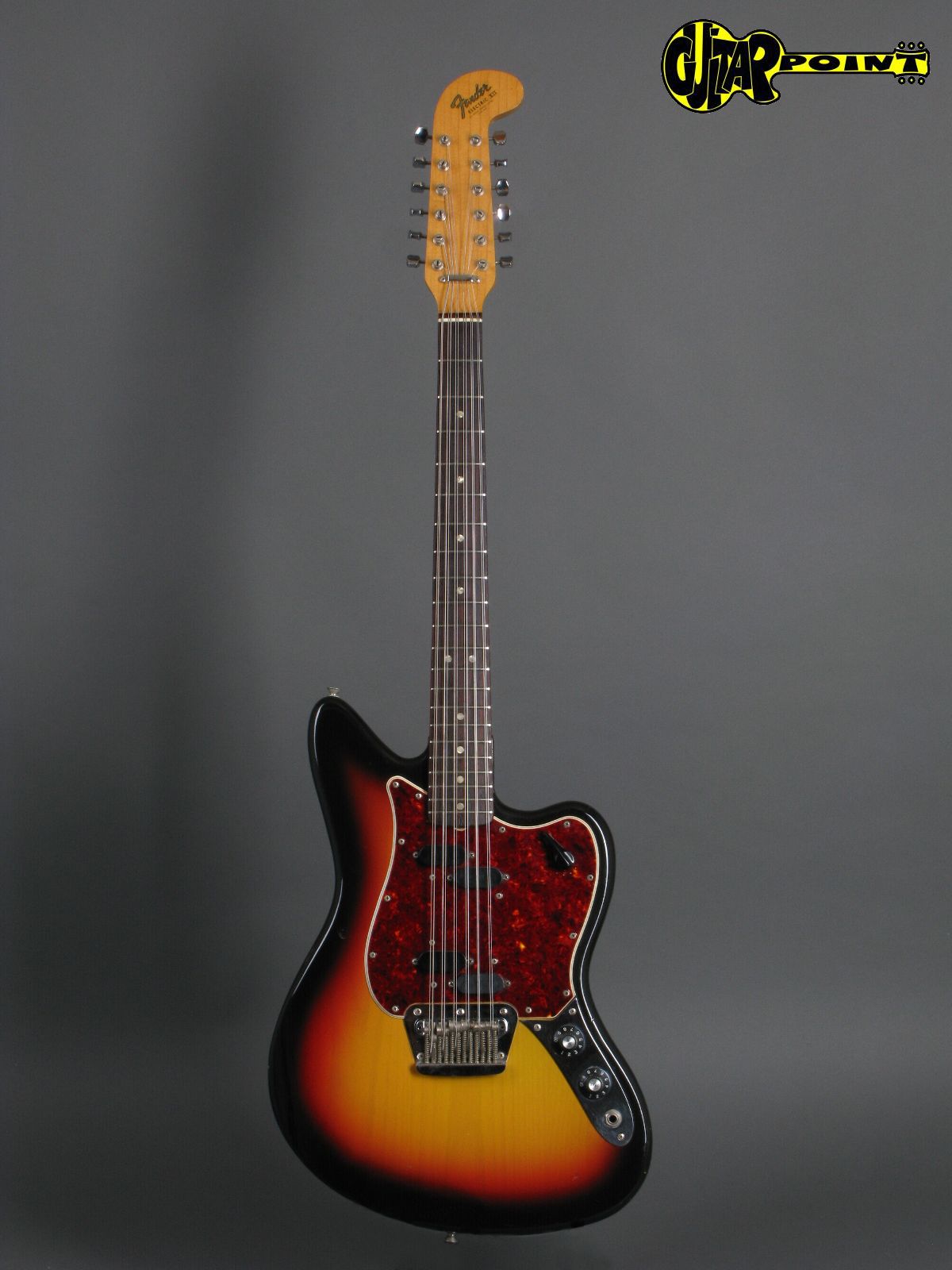 1966 Fender Elextric XII / 12-string – 3-tone Sunburst – GuitarPoint