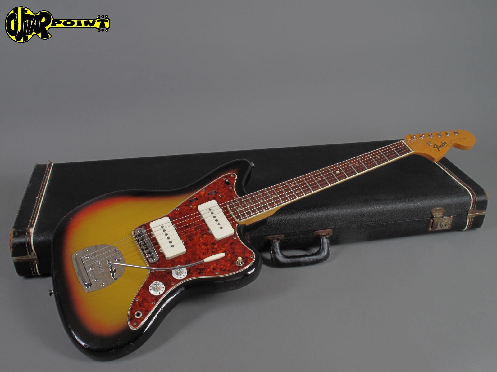 1966 Fender Jazzmaster - 3-tone Sunburst - exc+ ! - GuitarPoint