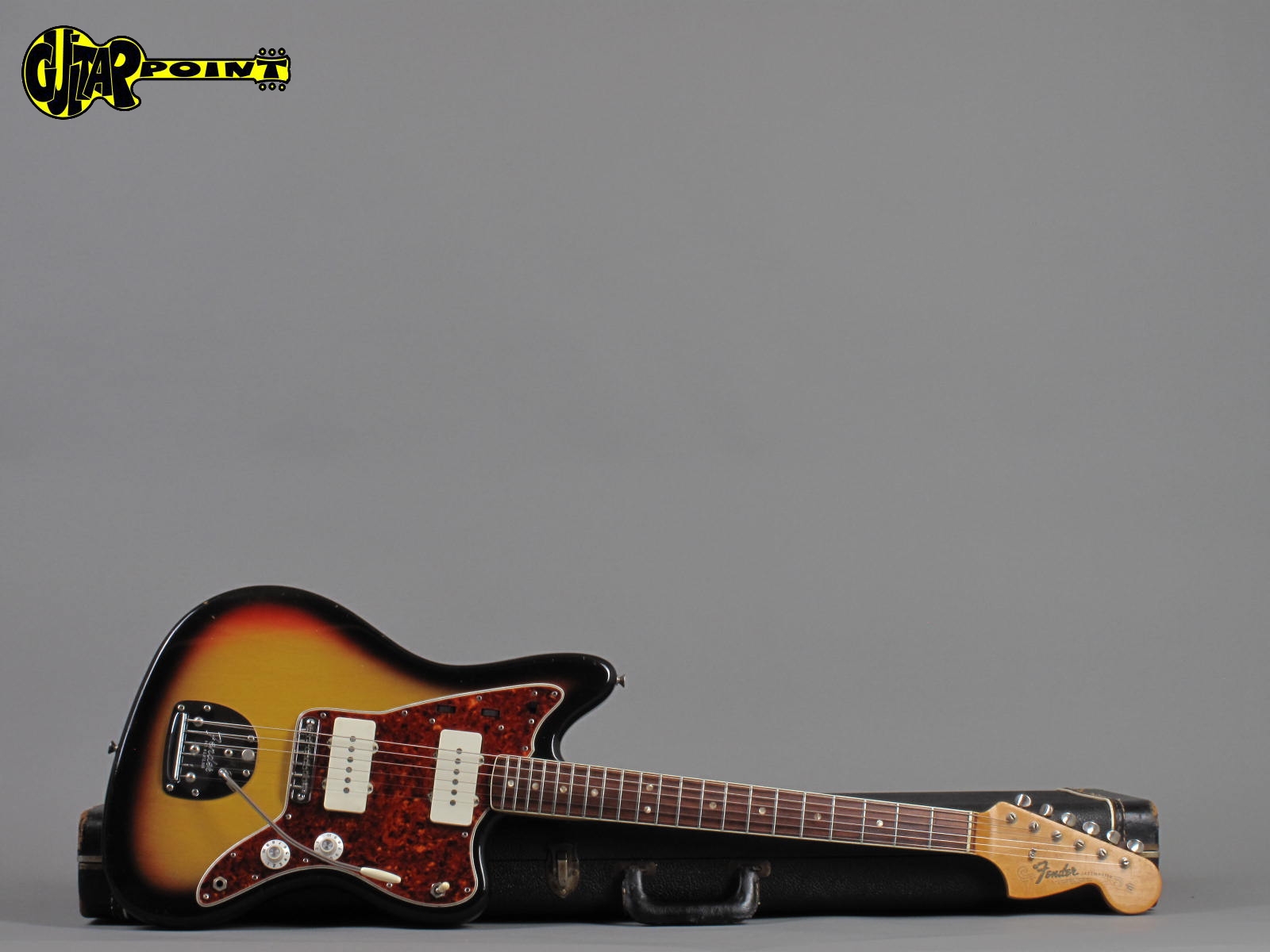 1966 Fender Jazzmaster - 3-tone Sunburst - exc+ ! - GuitarPoint