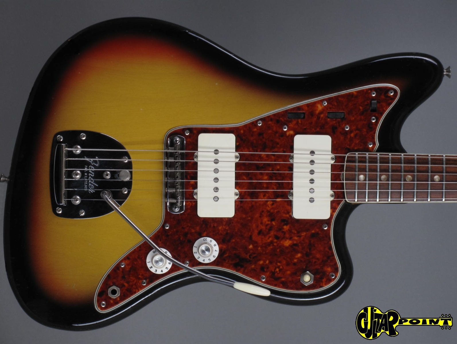 1966 Fender Jazzmaster - 3-tone Sunburst - exc+ ! - GuitarPoint