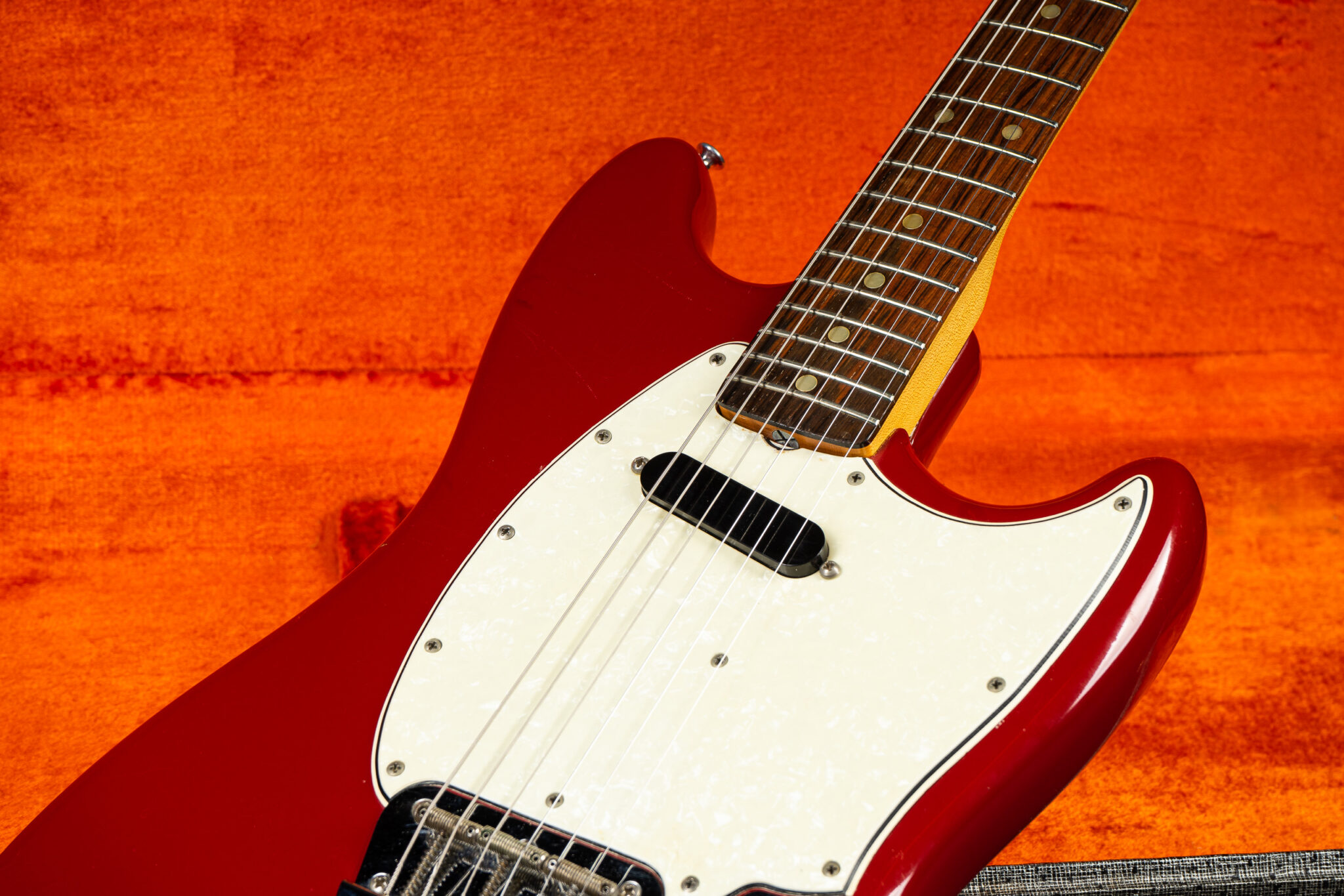 1966 Fender Musicmaster II – Red – GuitarPoint