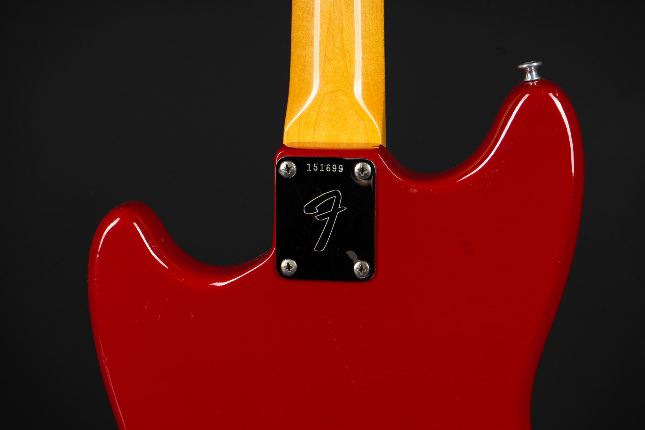 1966 Fender Musicmaster II – Red – GuitarPoint