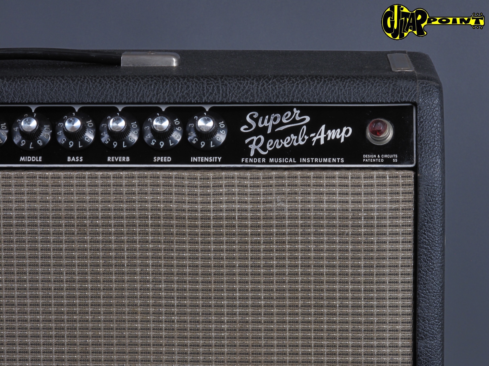 1966 Fender Super Reverb 4×10″ “Blackface” Amp – GuitarPoint