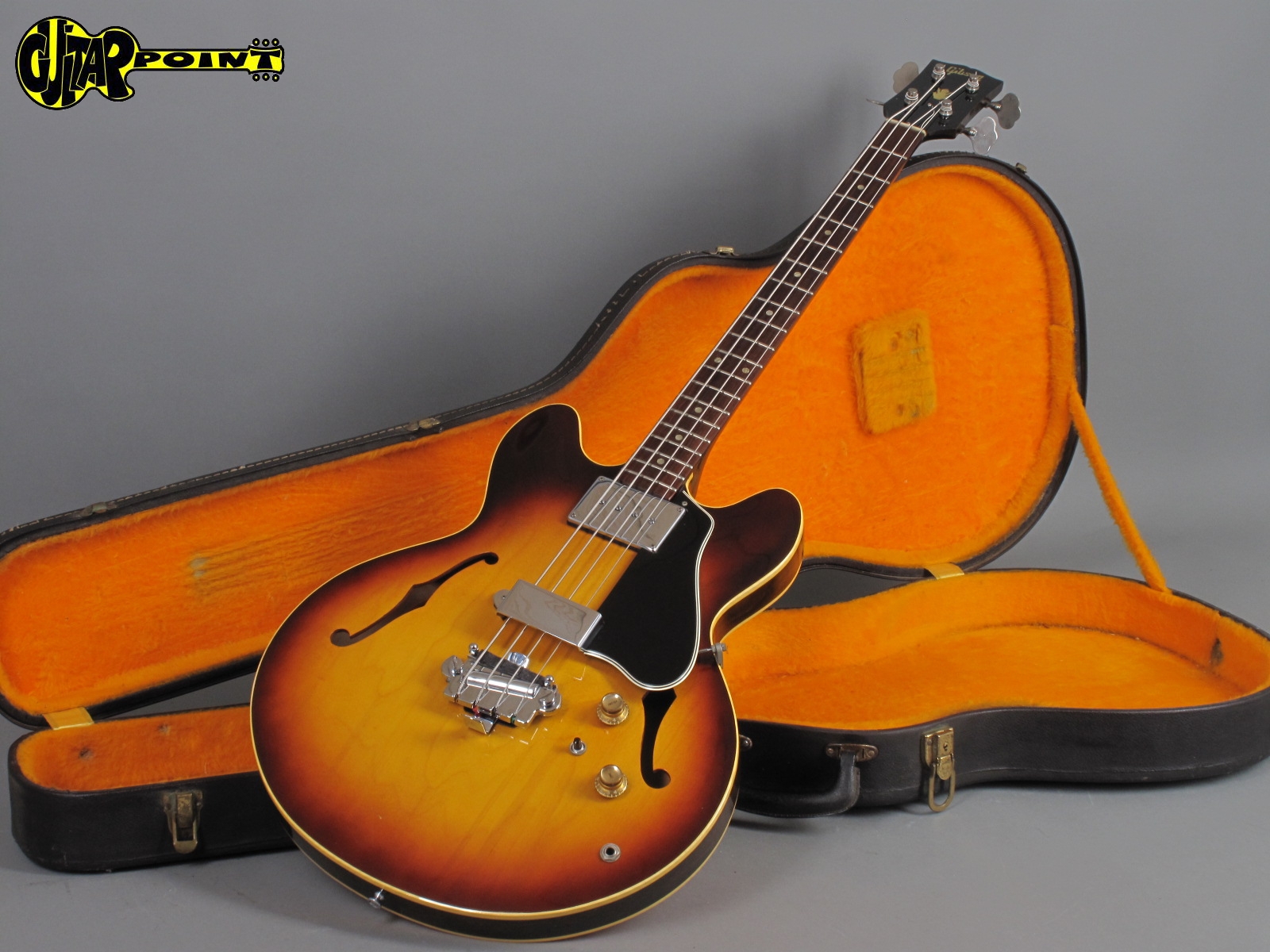 1966 Gibson EB-2 Bass – Sunburst …mint condition !!! – GuitarPoint
