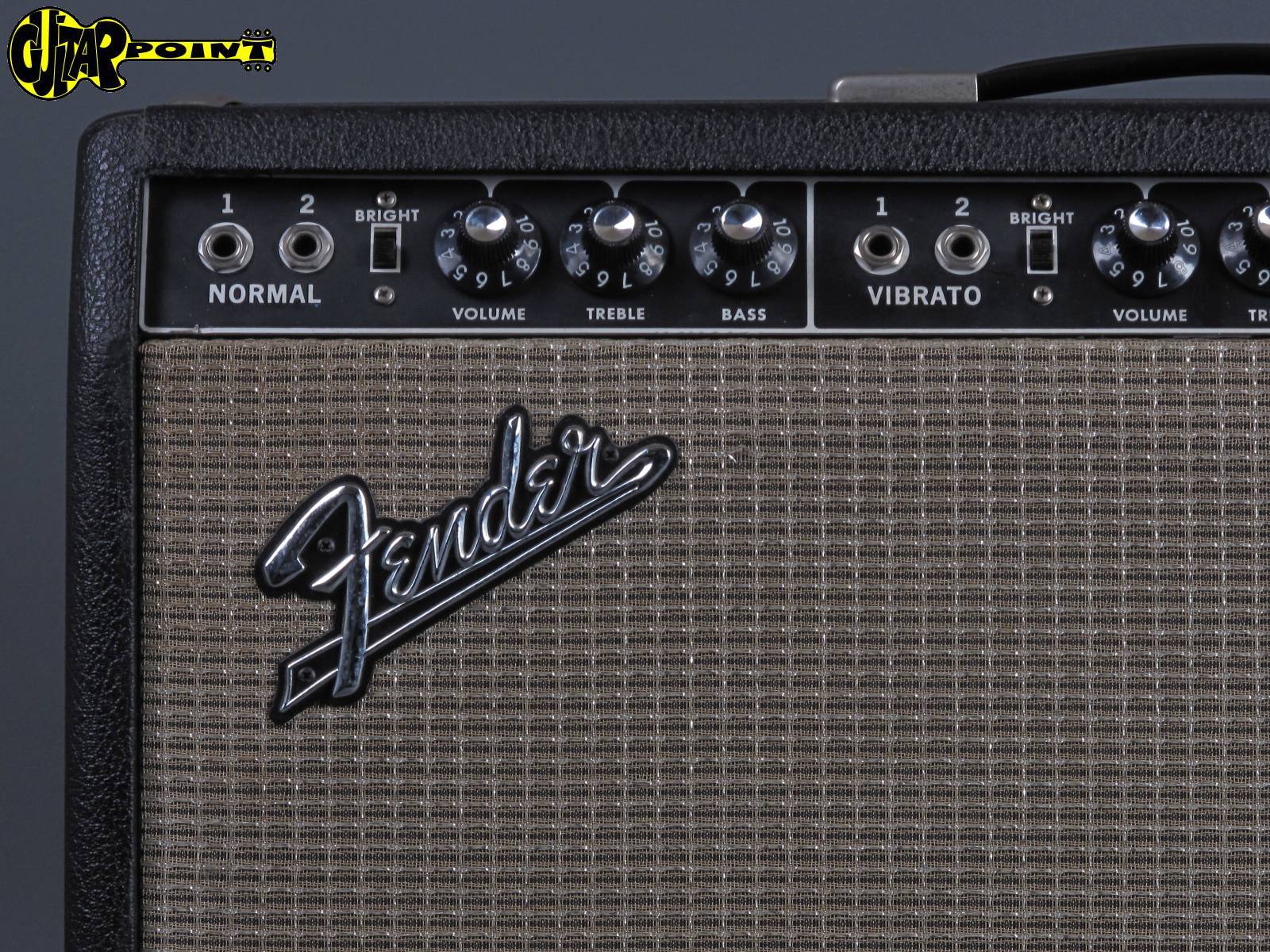 1967 Fender Pro Reverb – “Blackface” 2×12″ – GuitarPoint