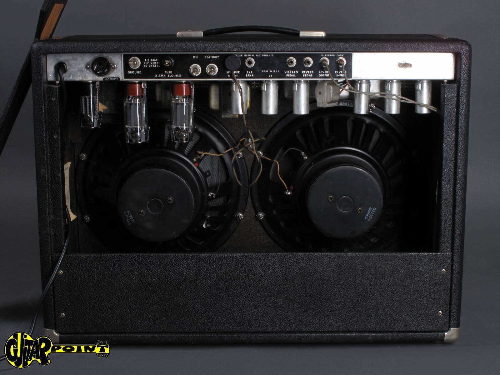 1967 Fender Pro Reverb – “Blackface” 2×12″ – GuitarPoint