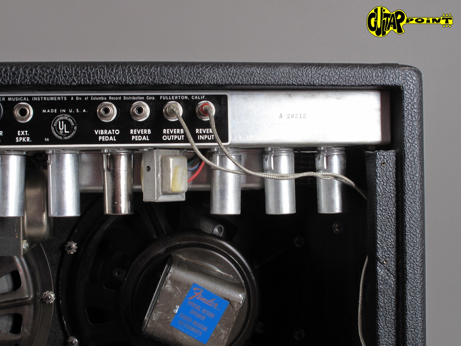 1967 Fender Super Reverb 4×10″ “Blackface” Excellent !!! – GuitarPoint