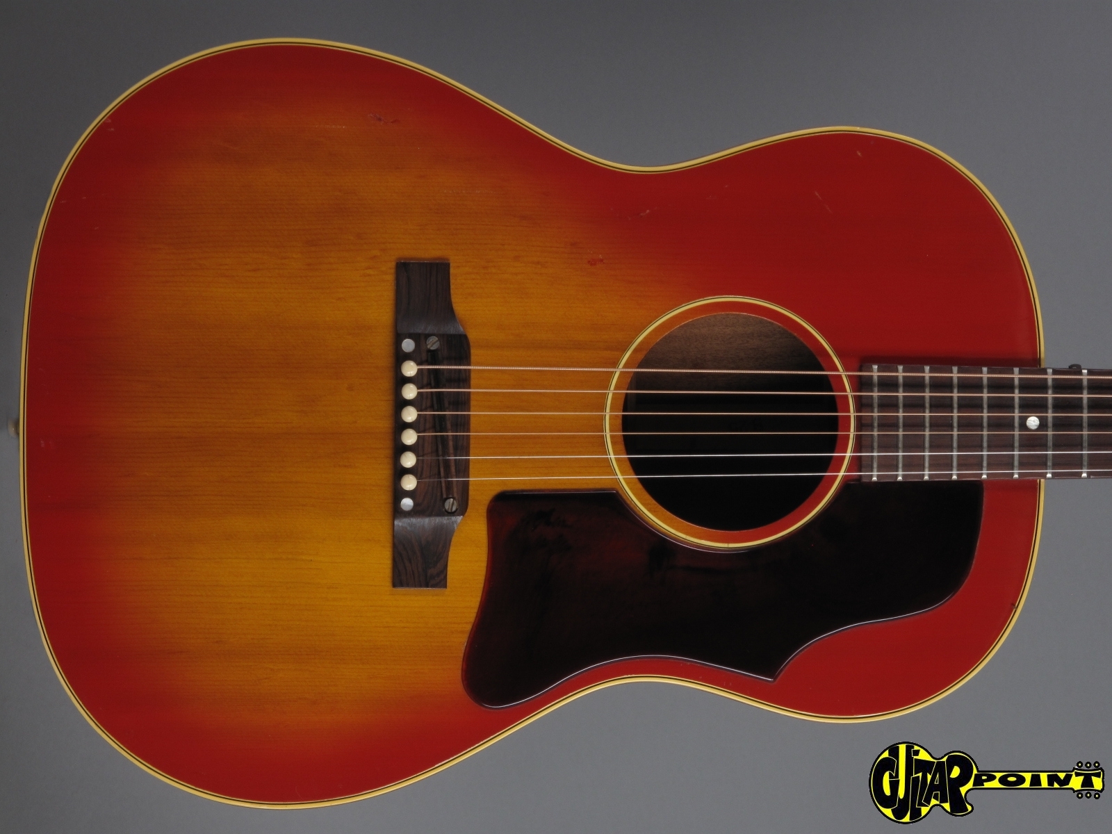 1967 Gibson B-25 – Cherry Sunburst – GuitarPoint