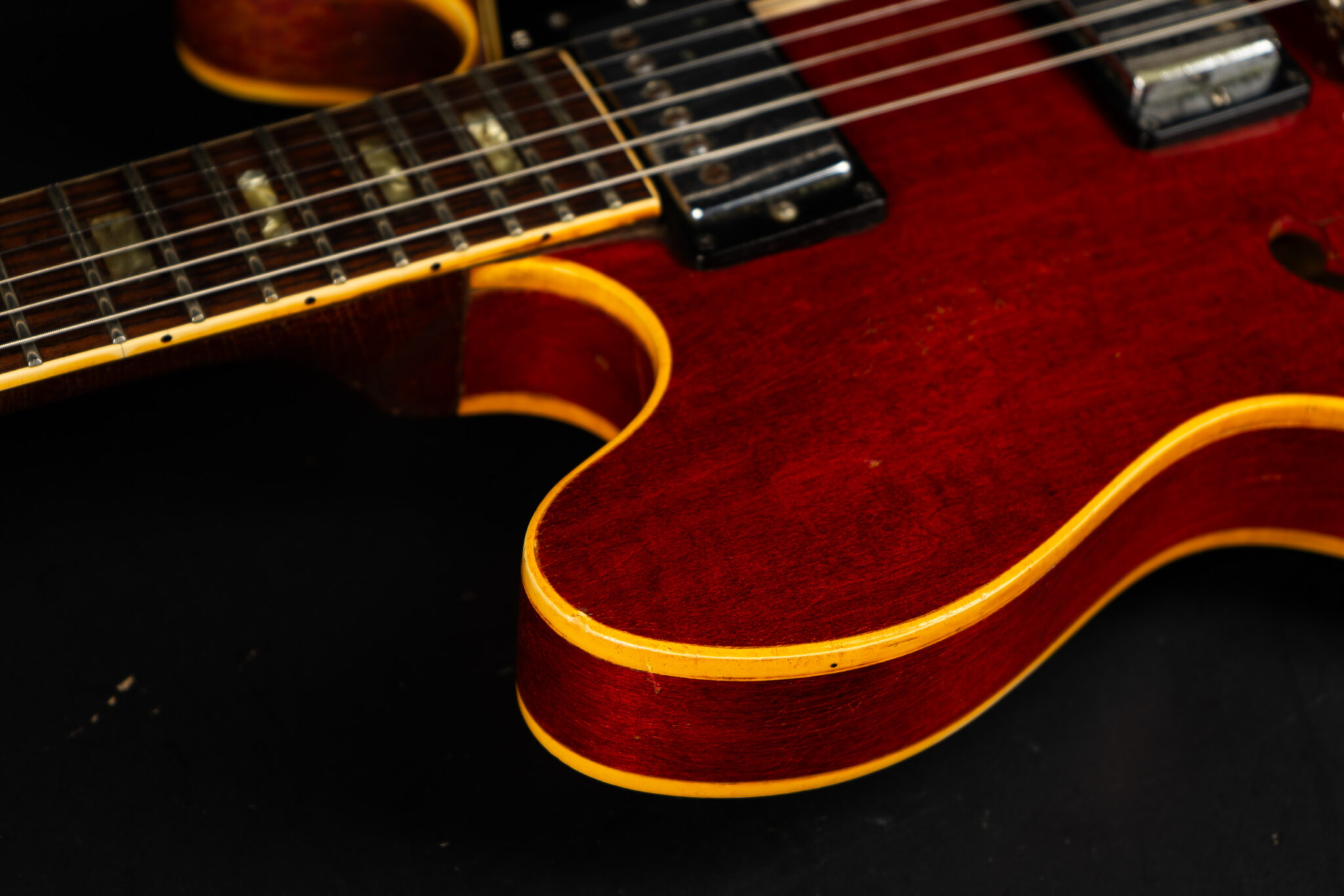 1967 Gibson ES-335 TD Stoptail Conversion – Cherry – GuitarPoint