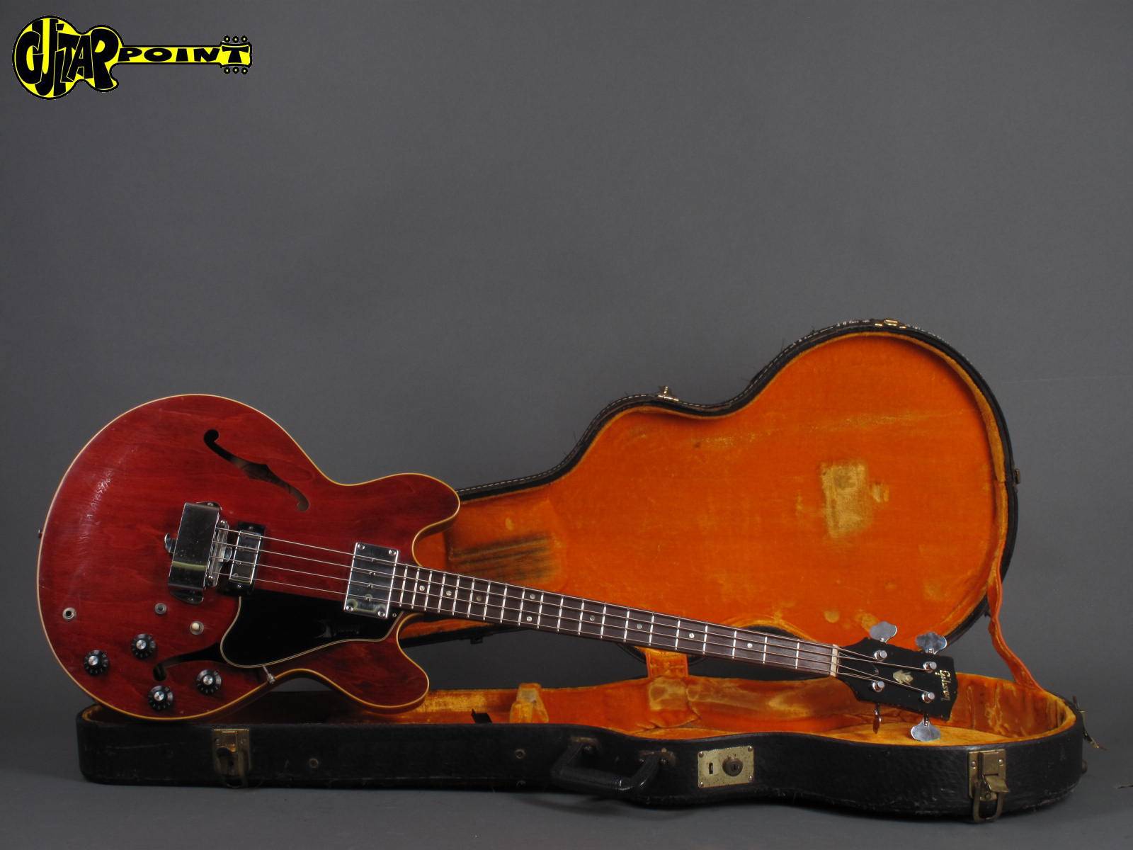 1968 Gibson EB-2D Bass – Cherry – GuitarPoint