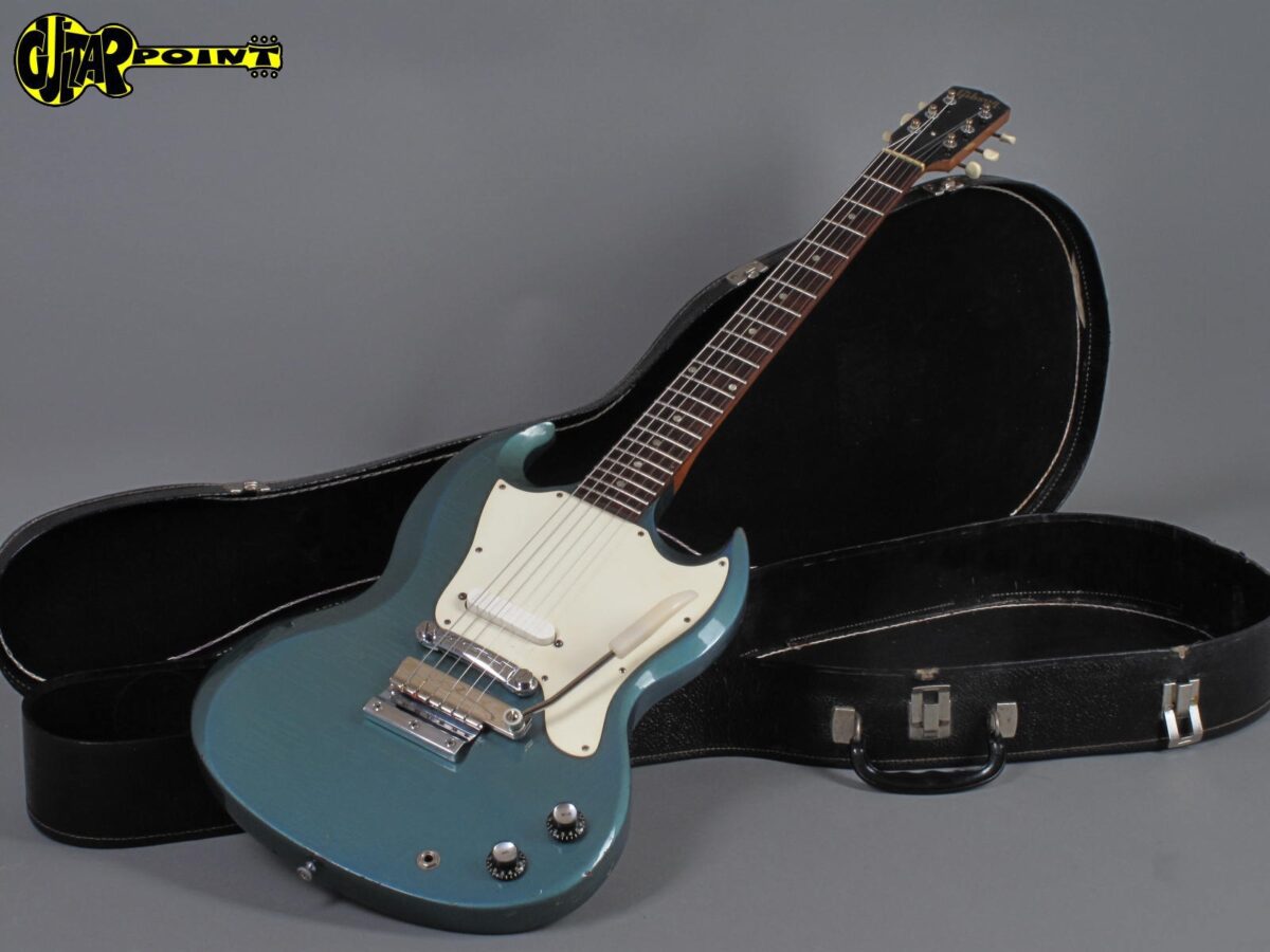 1968 Gibson SG Melody Maker - Pelham Blue Metallic | GuitarPoint